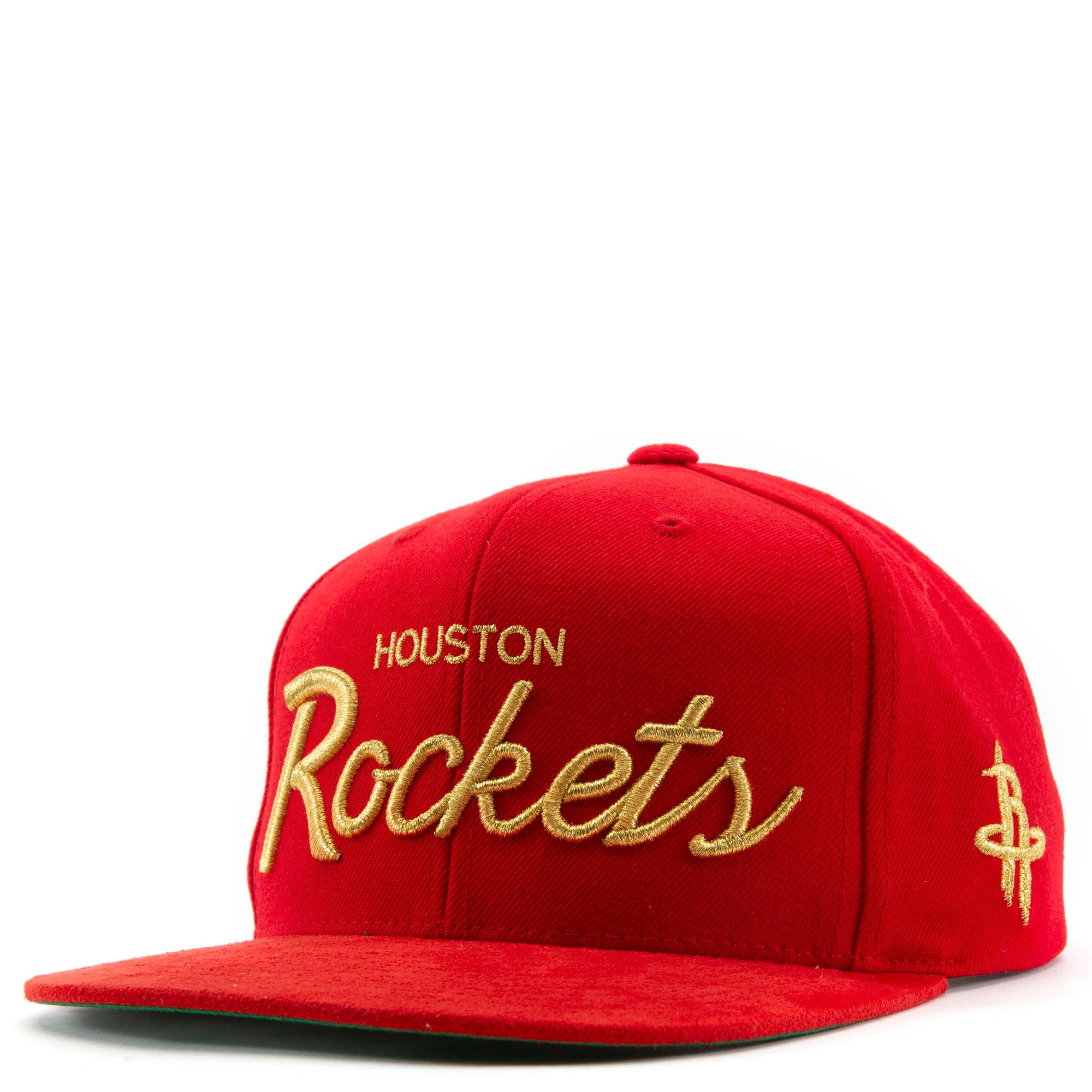 MITCHELL AND NESS Houston Rockets Gold Script Snapback 6HSSMM19298 ...