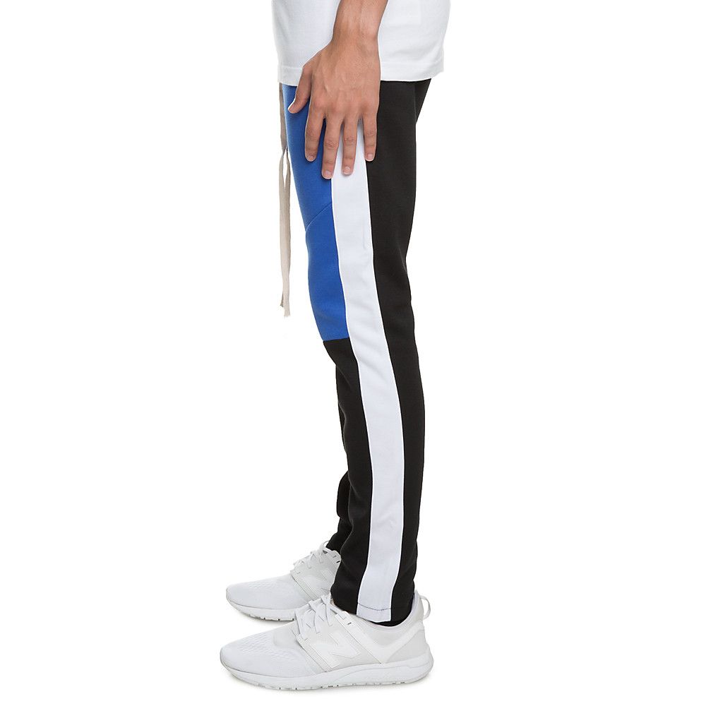 Men's Colorblock Track Pants BLACK