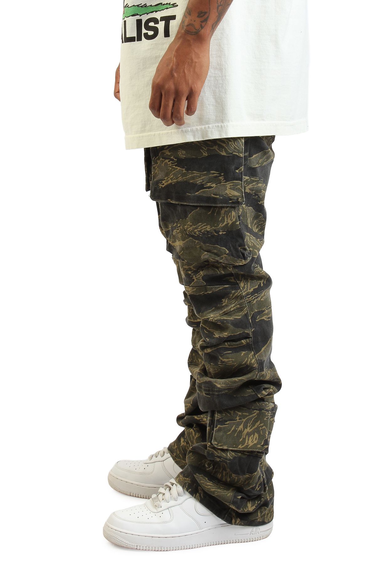 HIGH CALIBER Selva Stacked Cargo Pants C15133HJ-CAMO - Shiekh