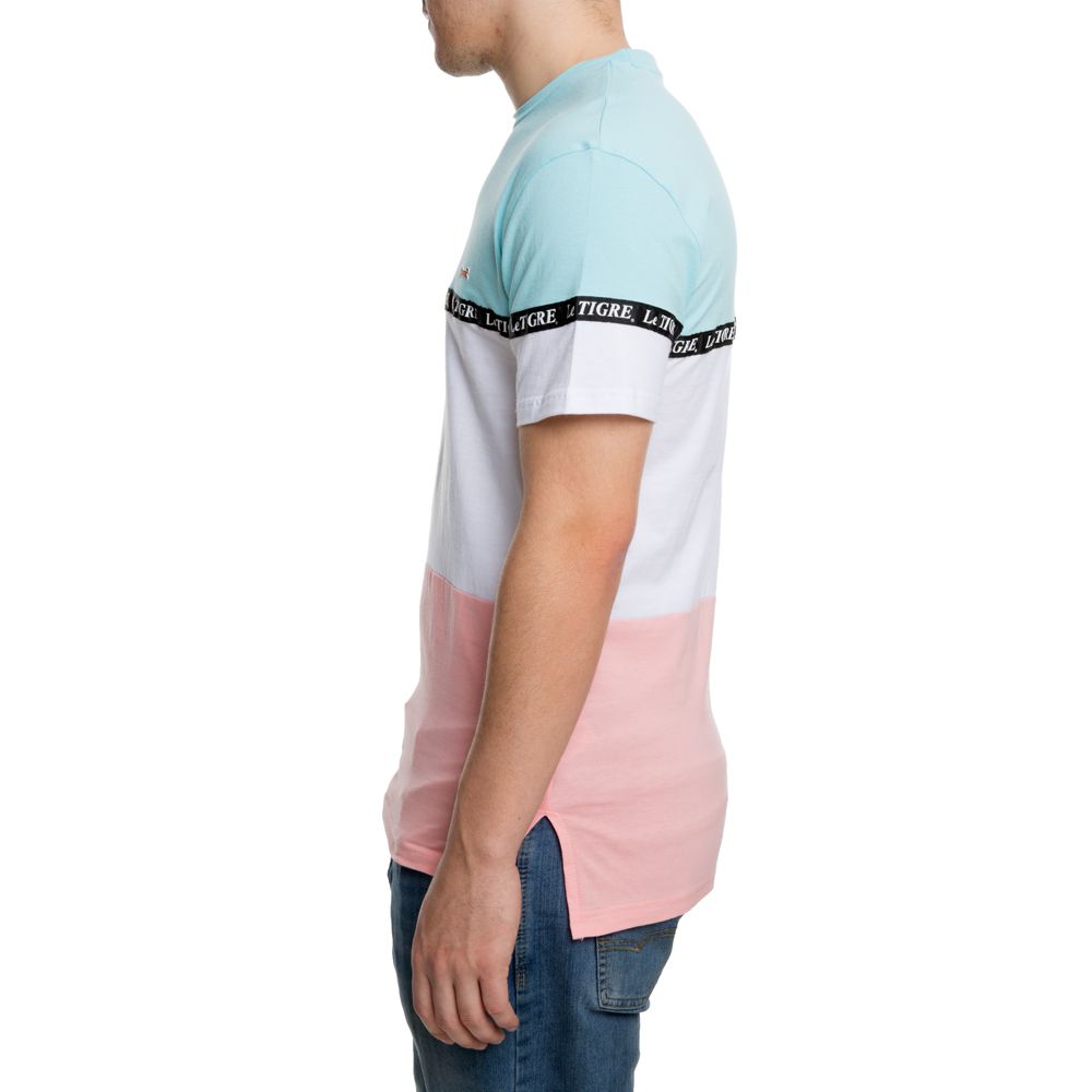 LE TIGRE CORP. TRI COLOR T-SHIRT LT-46-RS PATTERNED - Shiekh