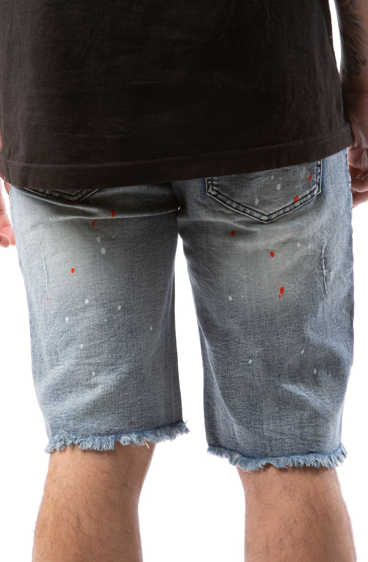 HIGH CALIBER Franklin Panel Cut Off Shorts C12745S-MEDBLUE - Shiekh