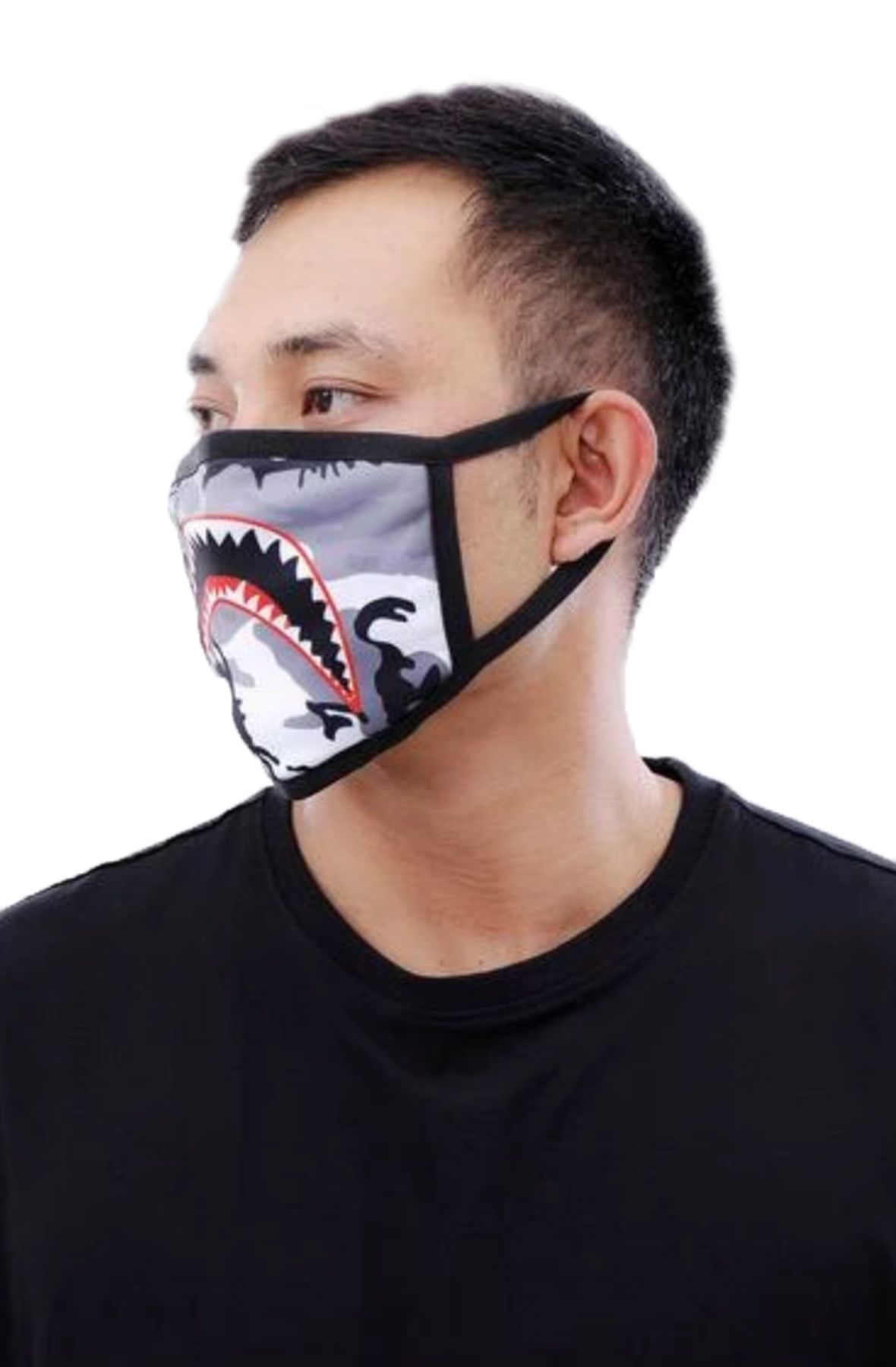 HUDSON Shark Mouth Face Mask E7133263 - Shiekh