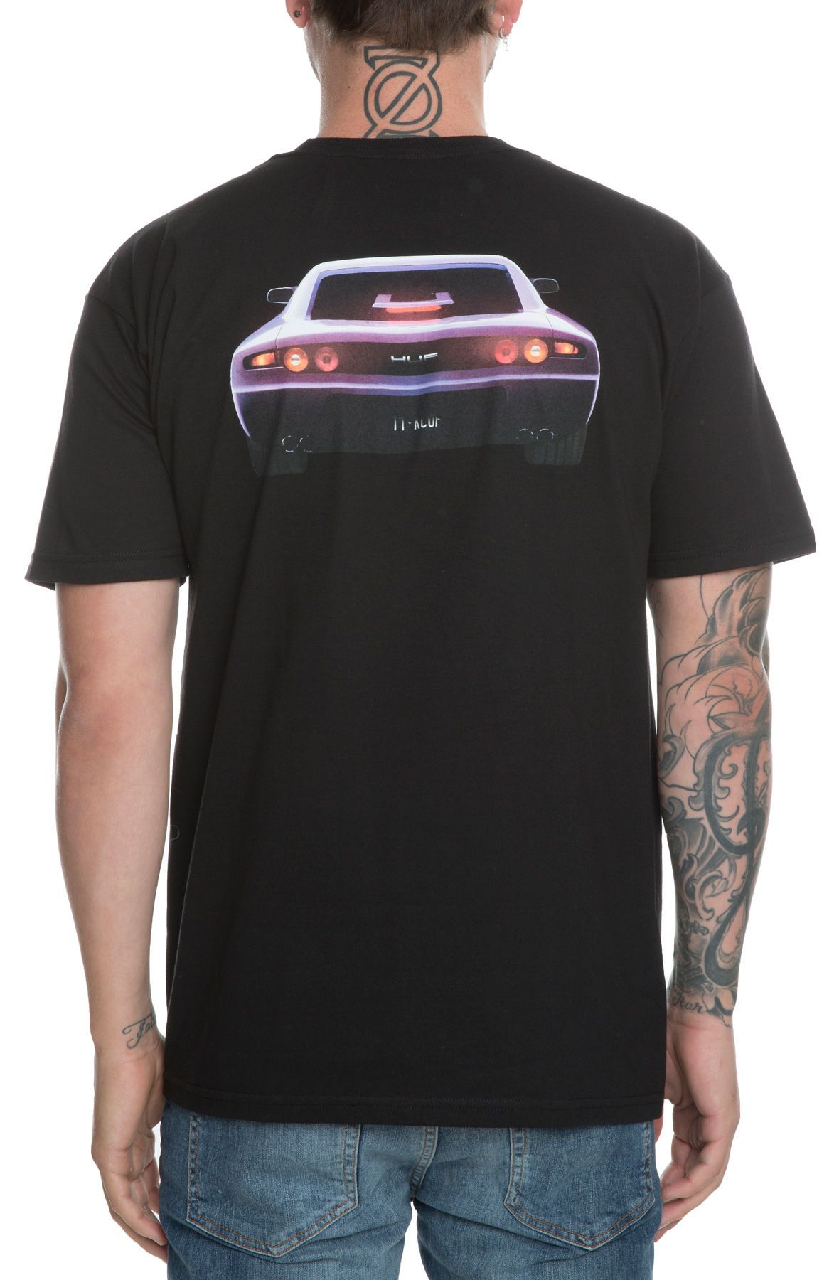 HUF The Night Vision Tee in TS00342-BLK - Shiekh