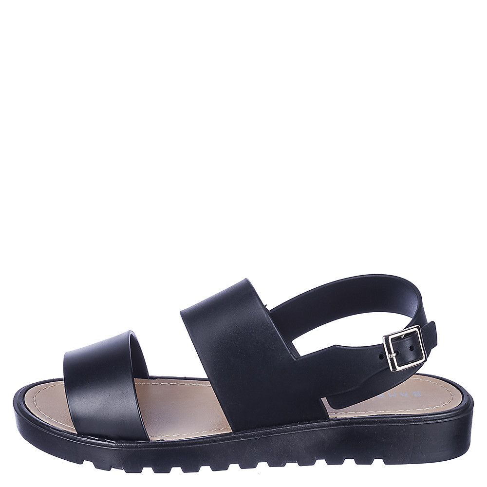 BAMBOO Women's Putter-02 Flat Jelly Sandal JPM PUTTER-02/BLKJLY - Shiekh