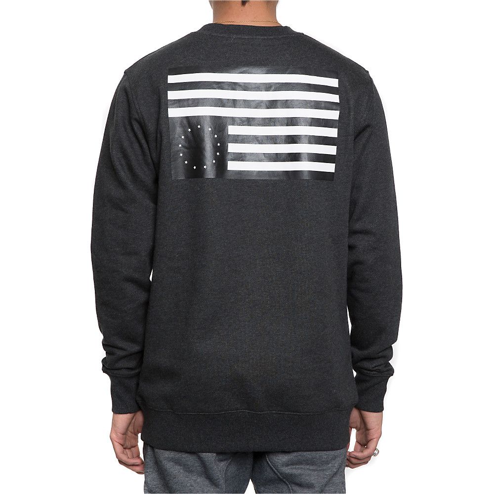 Men's Rebel Slam Crewneck Sweater BSSP16-BSLK047 - Shiekh