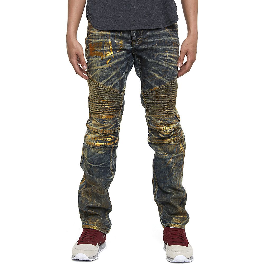 Aaron Fit Vintage Gold Jeans JM2106V - Shiekh