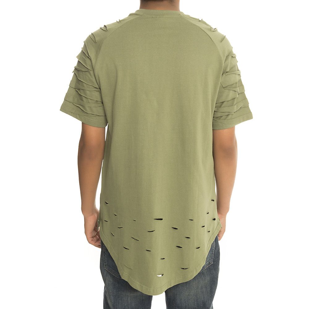 REBEL MINDS Men's Ripped and Torn Tee 62 162 OL - Shiekh
