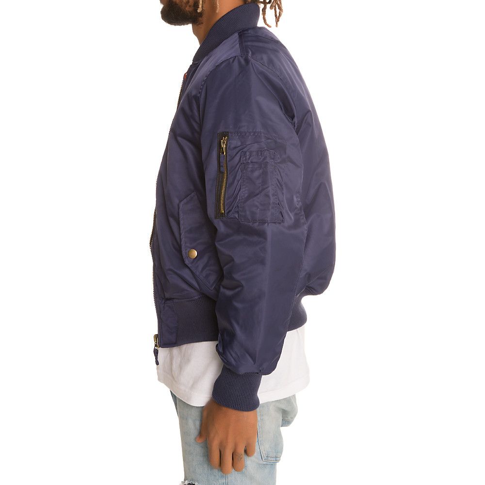 GENUINE Men's M1 Bomber Jacket HS-601 NAV - Shiekh