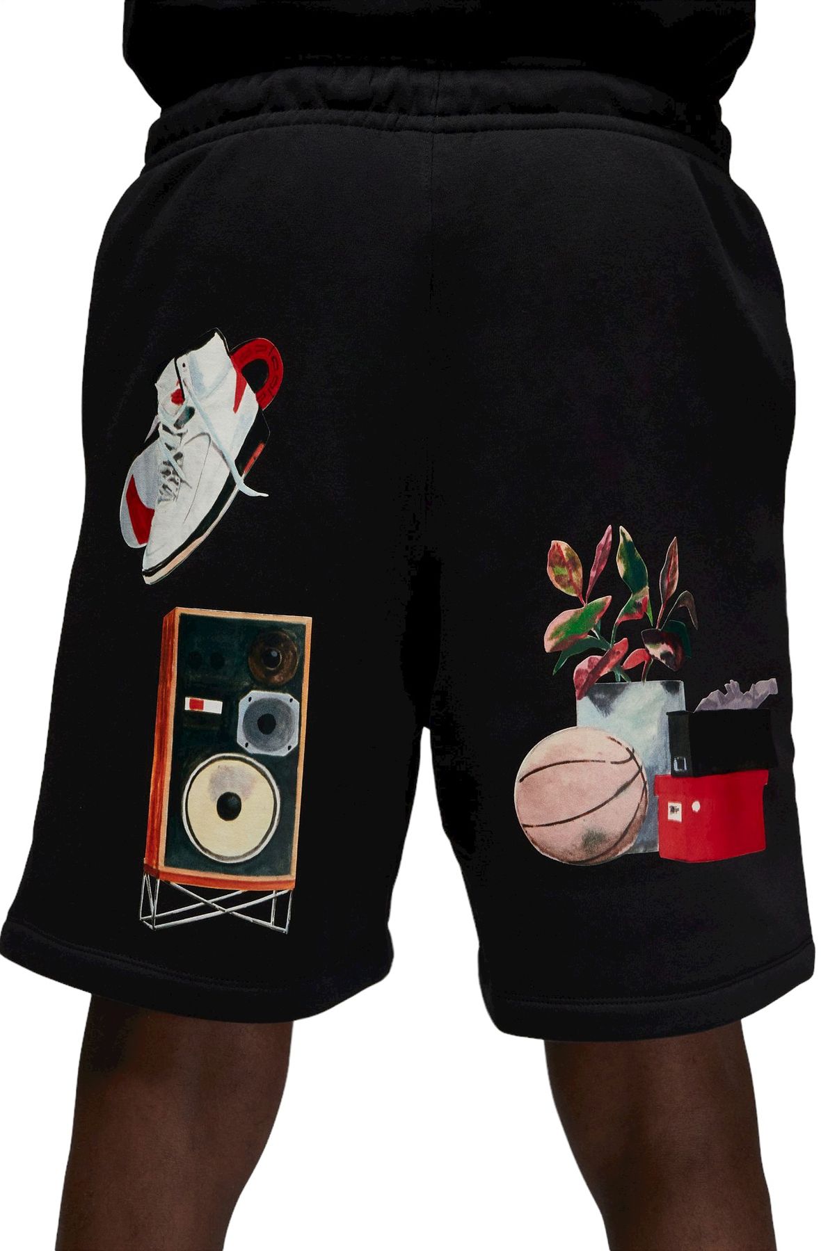 JORDAN Artist Series by Jacob Rochester Fleece Shorts DQ7542 010 - Shiekh