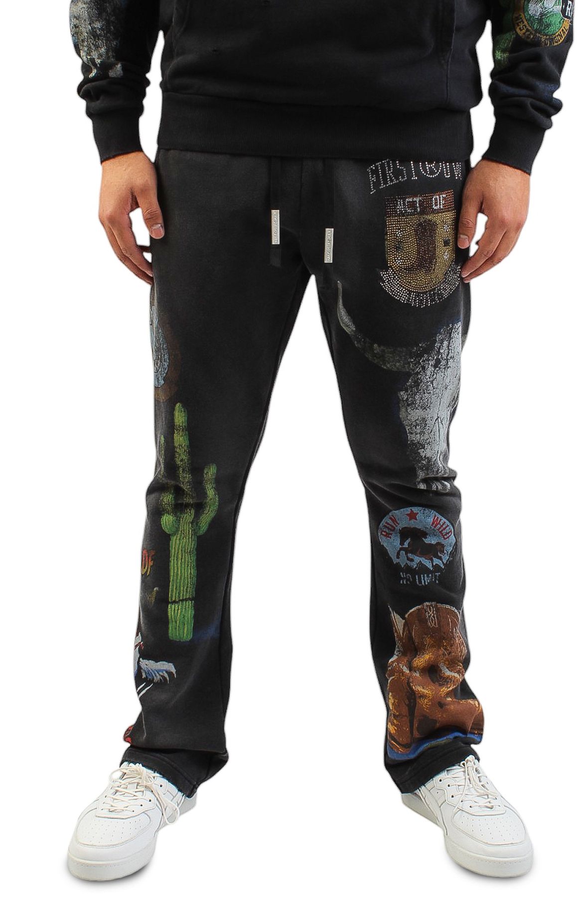 FIRST ROW ADVENTURE DEPT JOGGER FRB2488-BLK - Shiekh