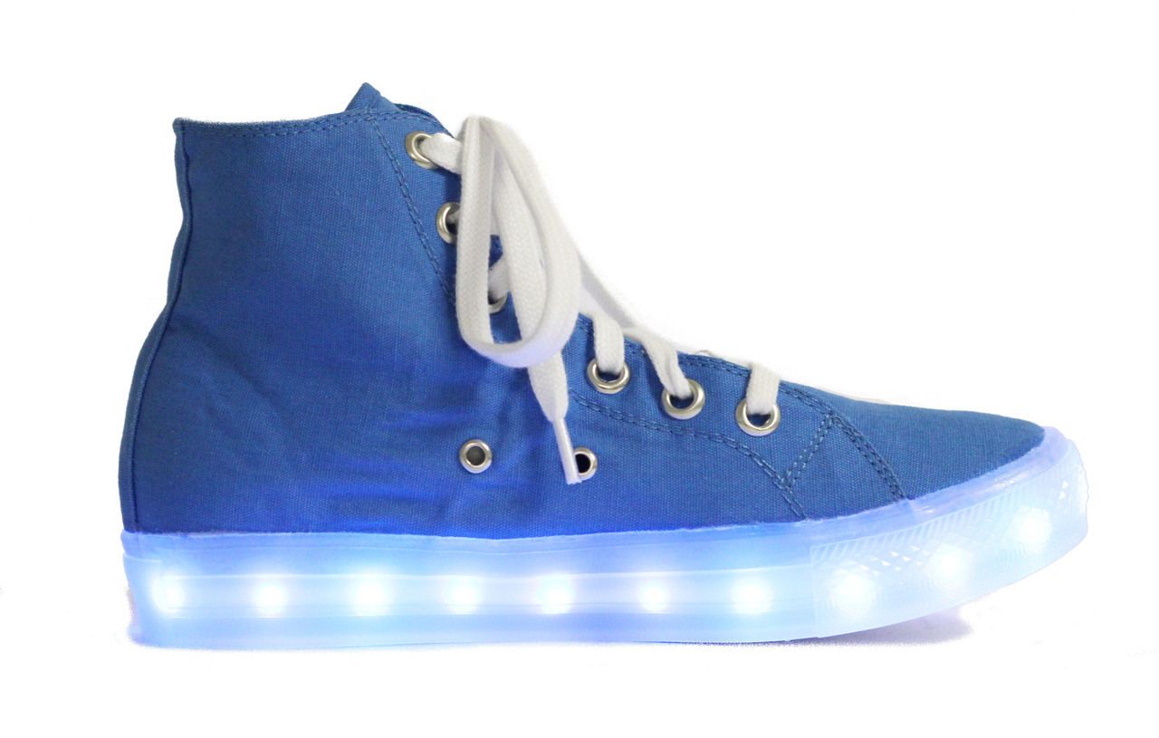 BESTFIT Jordan06 High-Top LED Sneaker JORDAN06W/BLU - Shiekh