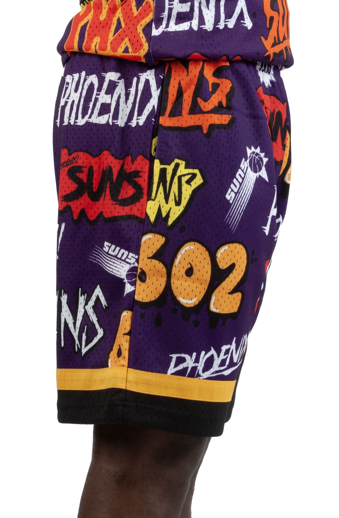 MITCHELL AND NESS NBA SLAP STICKER SWINGMAN SHORTS PFSW4769 ...