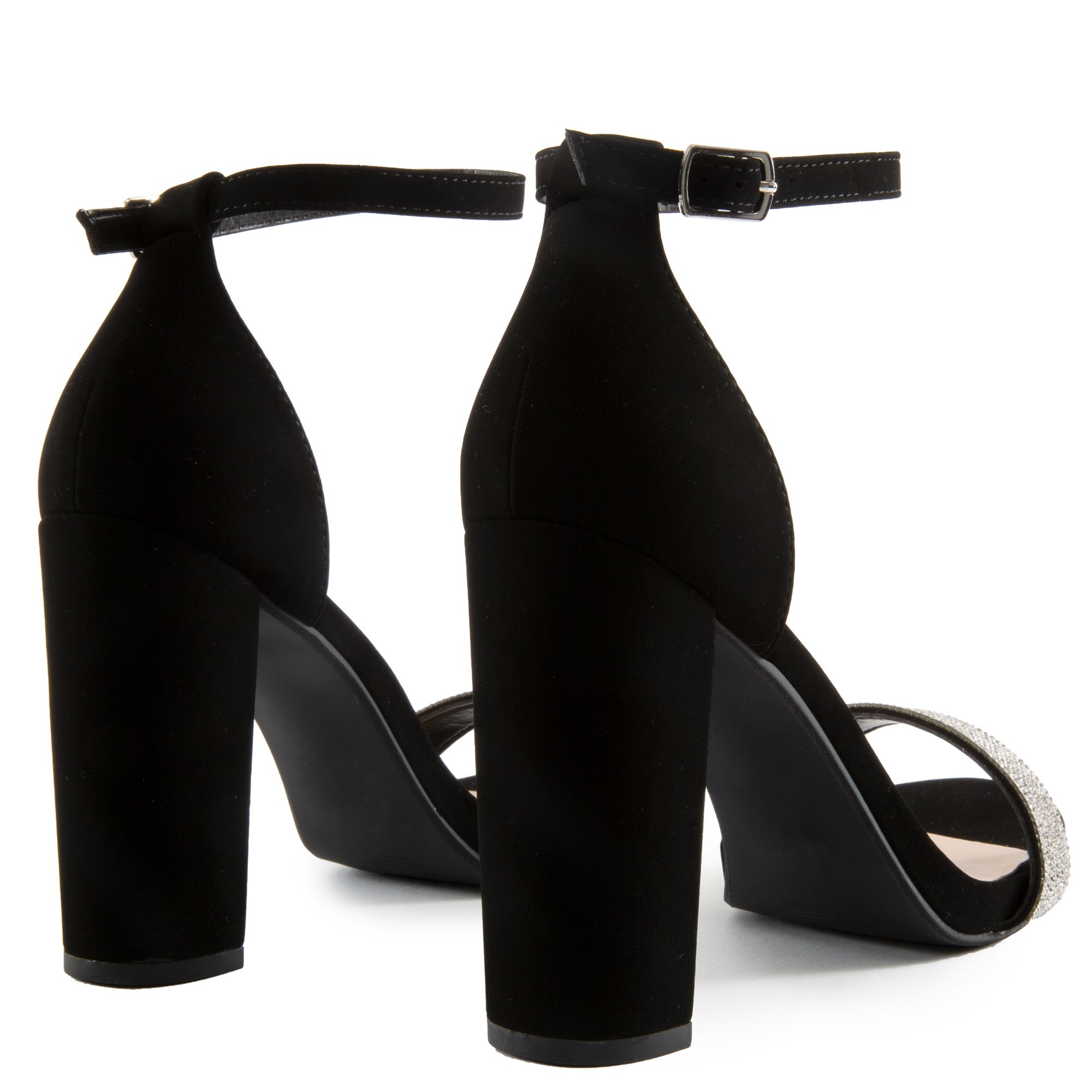 FORTUNE DYNAMICS Laser-S Rhinestone Band High Heels FD LASER-S-BLACK ...