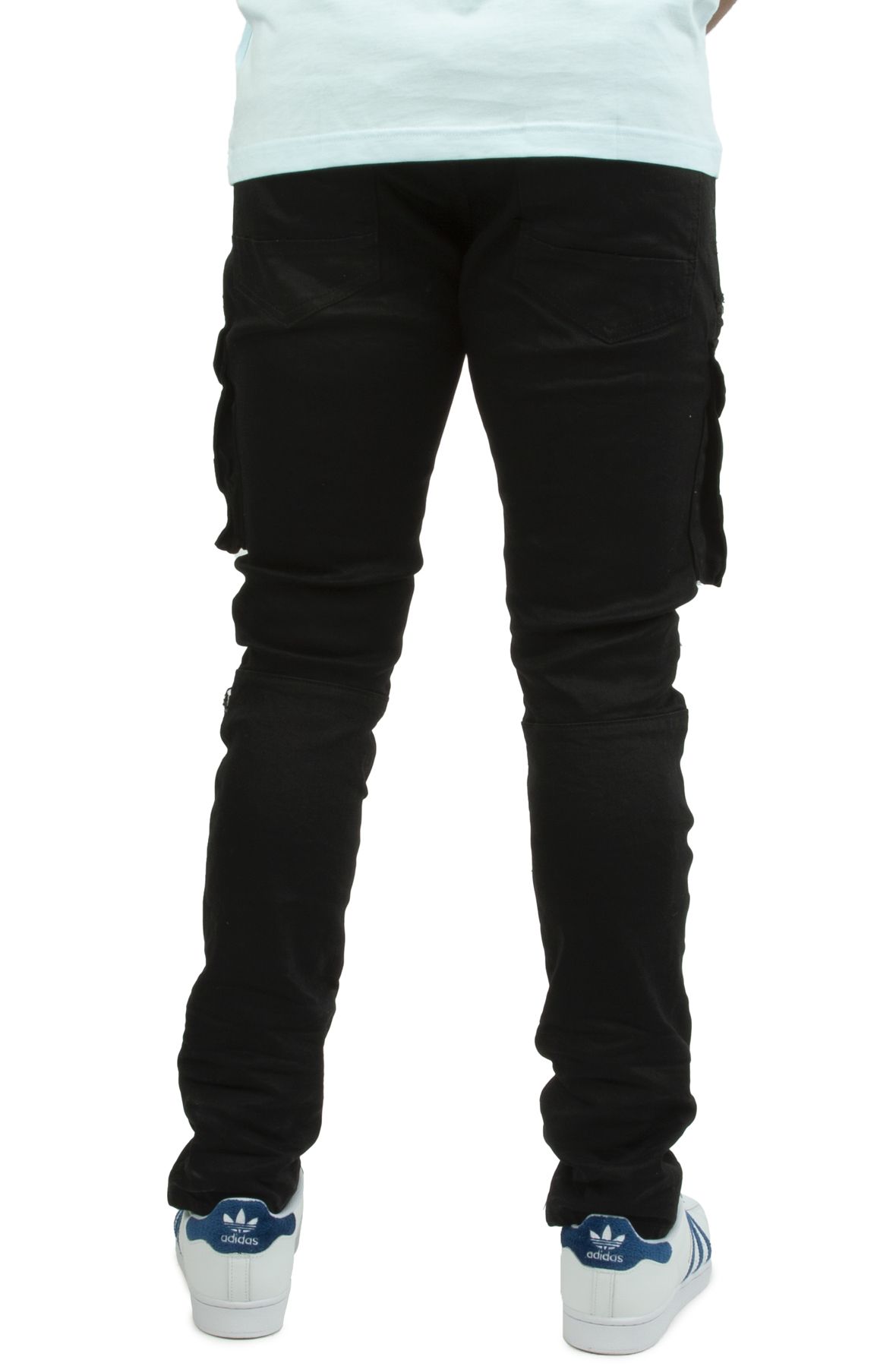 SMOKE RISE Utility Engineered Pant JP22518-BLK - Shiekh