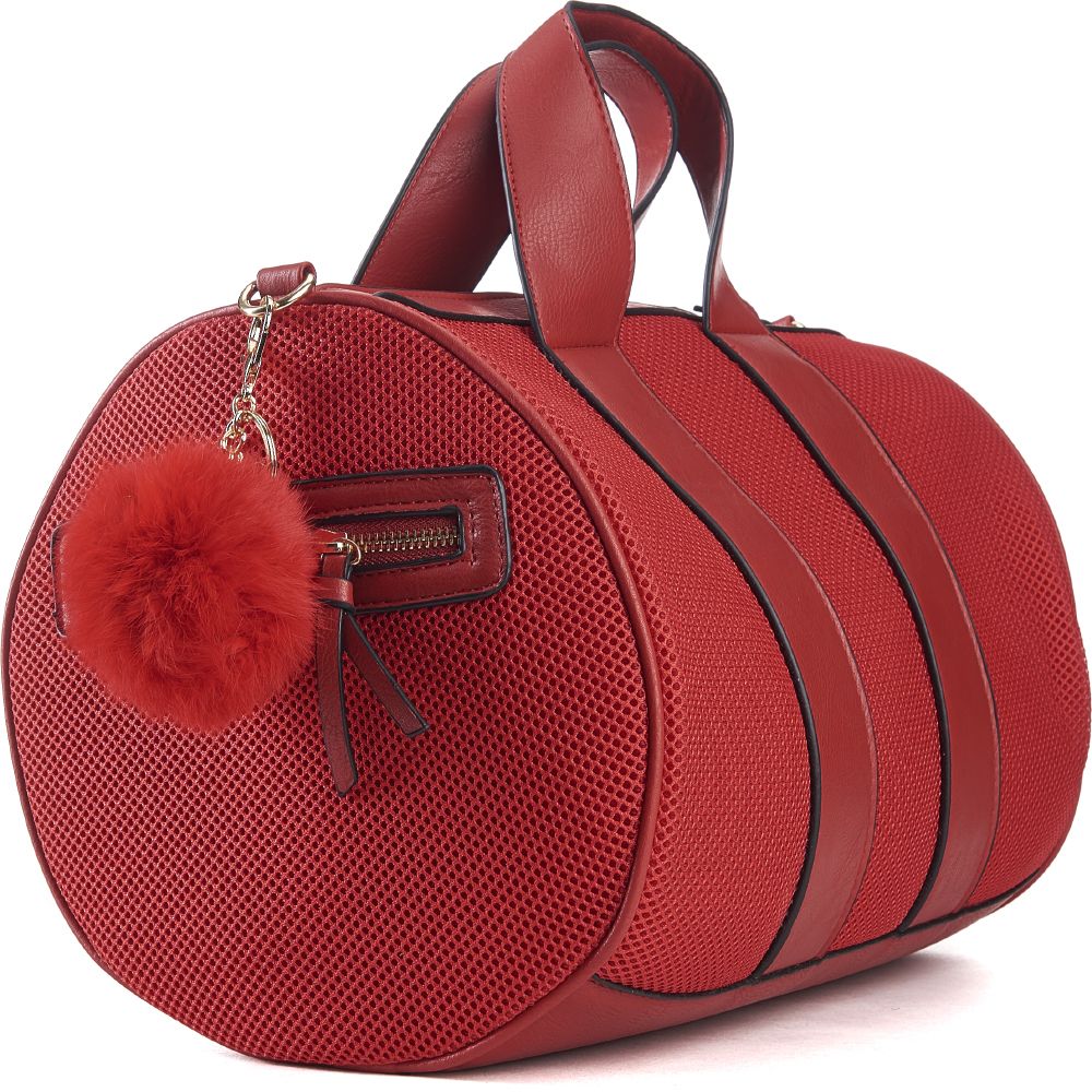 YOKI Women's Trim Mesh Duffle Bag KMC529B-S/RED - Shiekh