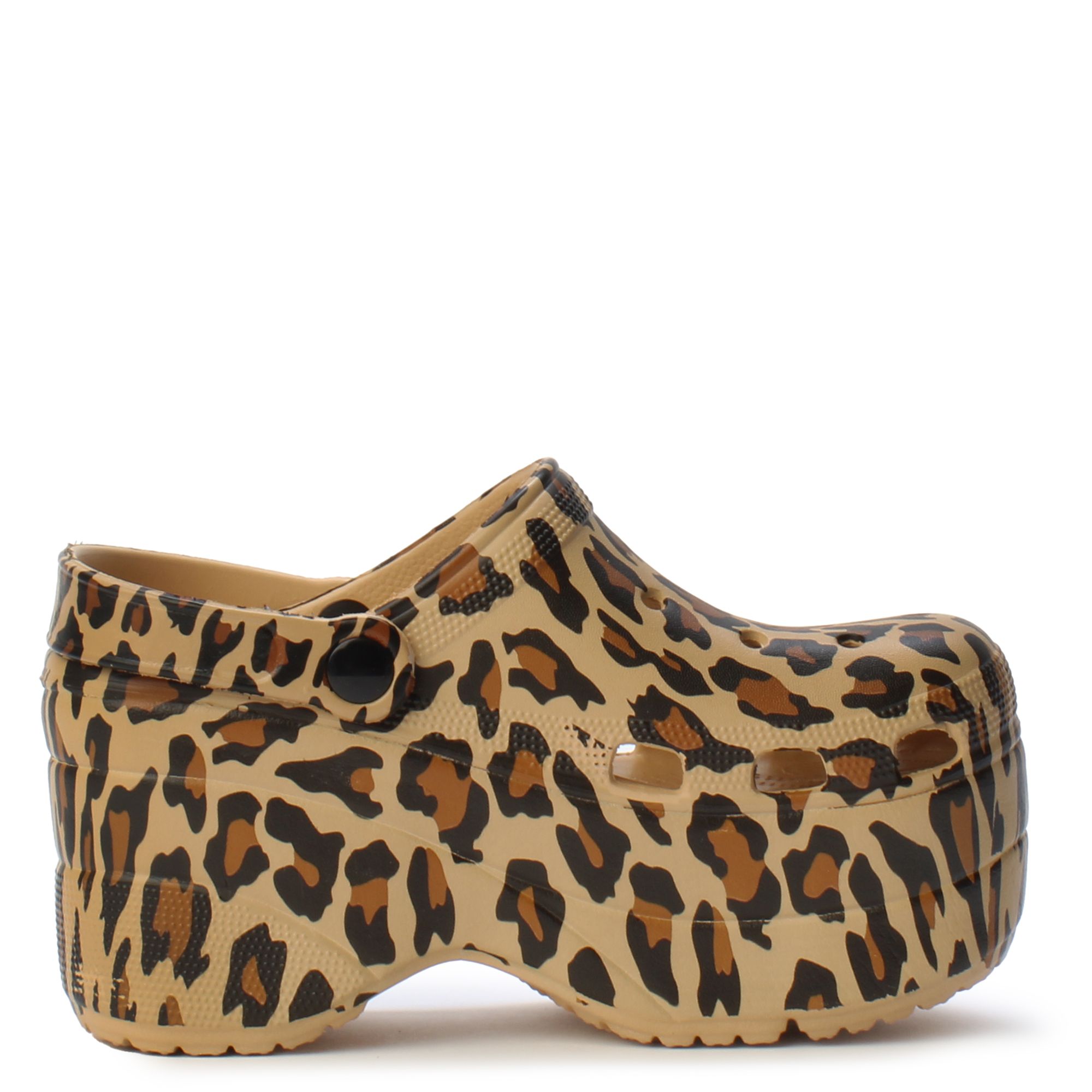 CAPE ROBBIN Gardener Platform Clog GARDENER-LEOP - Shiekh