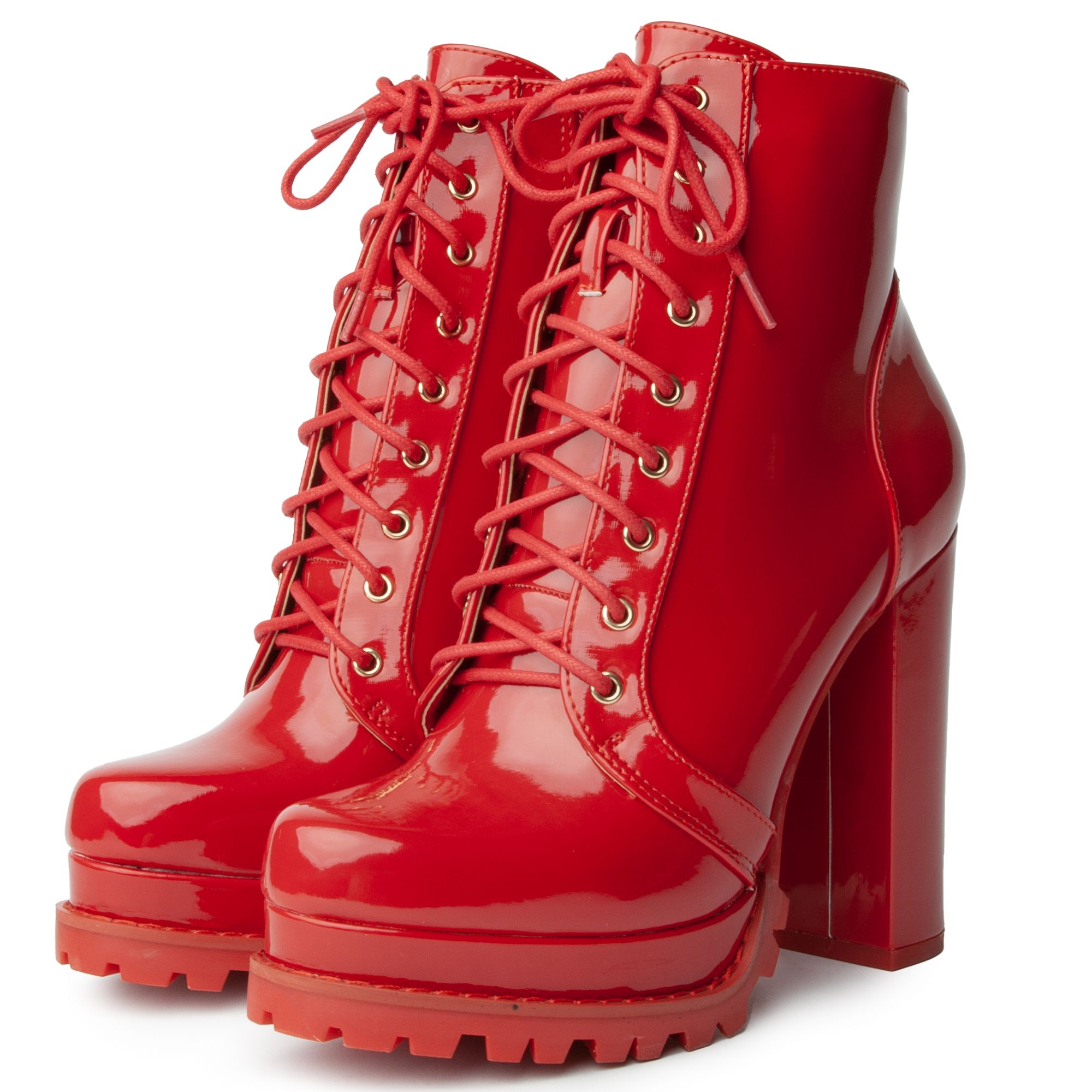 LILIANA Monclair-A1 Bootie MONCLAIR-1A-RED - Shiekh