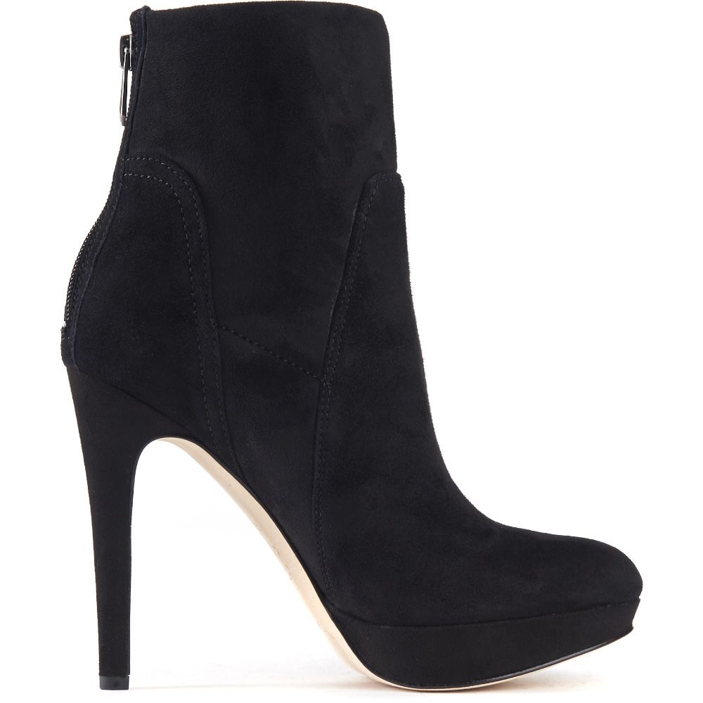 SAM EDELMAN for Women: Alyssa Black Heel Boots ALYSSA BLK - Shiekh