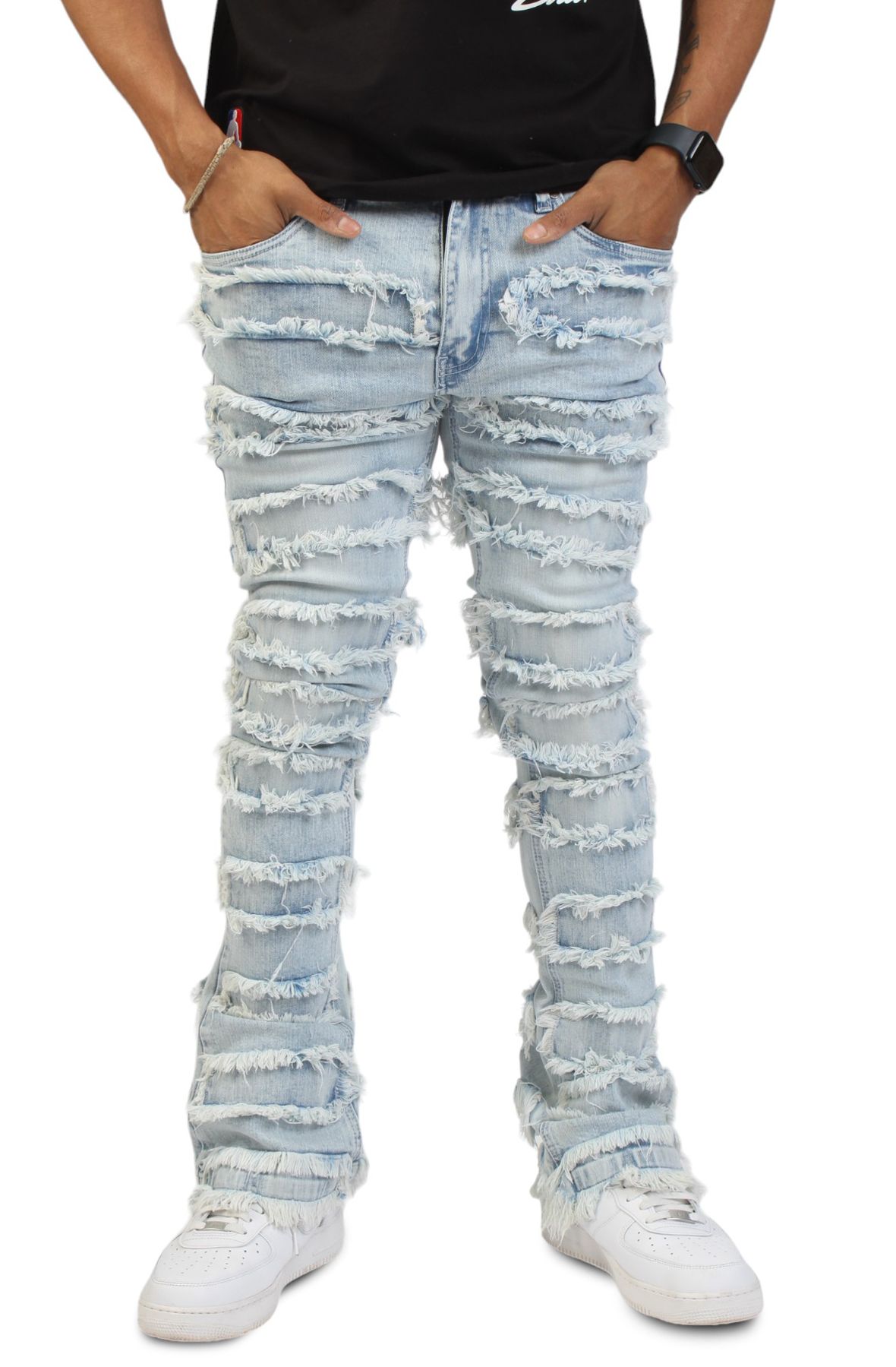 ICY RICH Havoc Stacked Jean IR-S-M1 - Shiekh