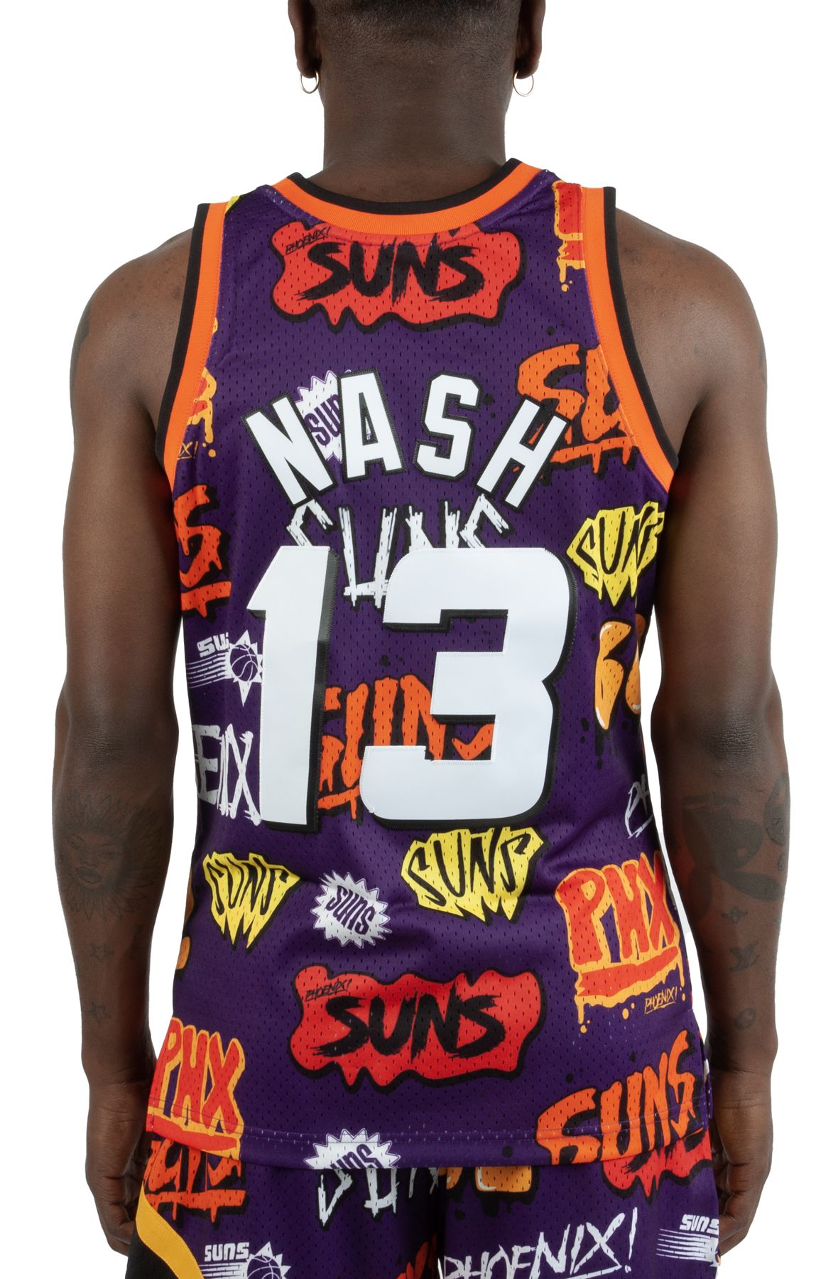 MITCHELL AND NESS NBA Slap Sticker Suns Swingman Jersey TFSM4768 ...