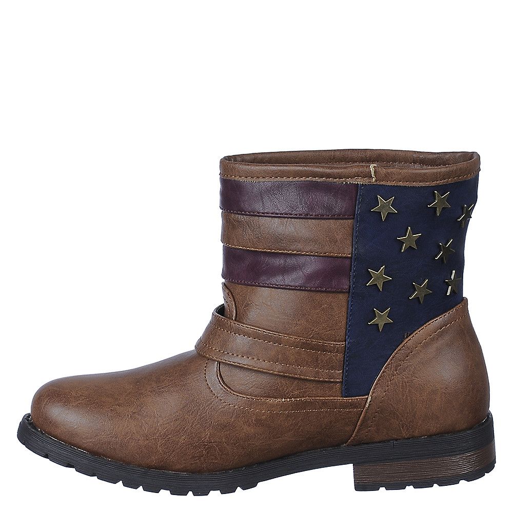 BAMBOO Women's Kacy-16 Low-Heel Ankle Boot JPM KACY-16 - Shiekh