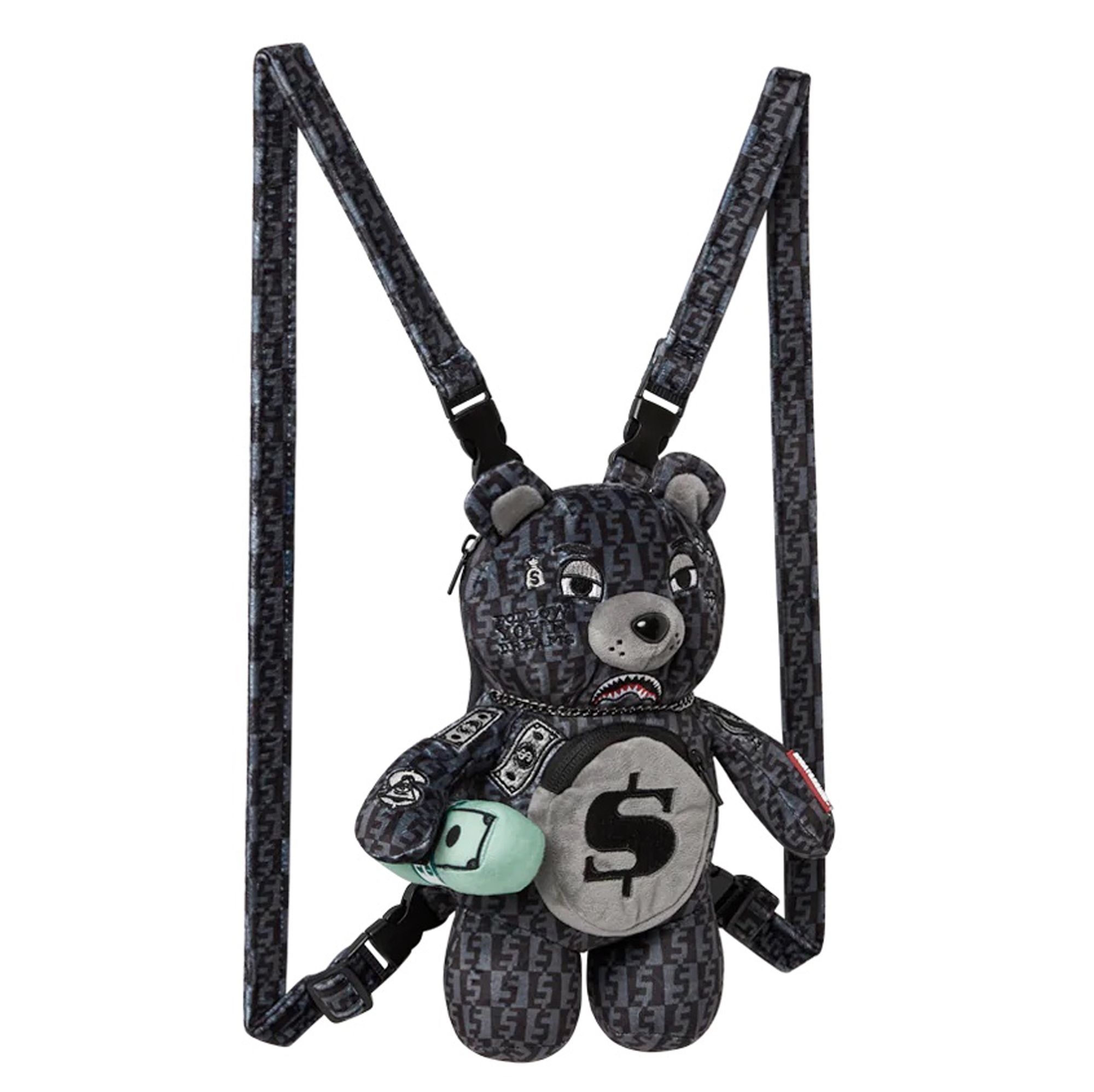 SPRAYGROUND Dinero Moneybear TeddyBear Backpack 910B4827NSZ - Shiekh