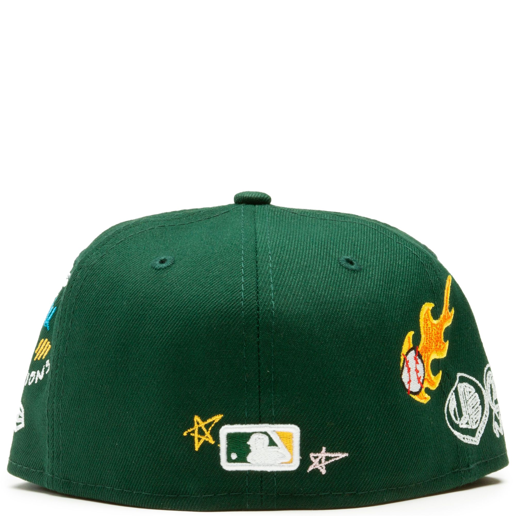 NEW ERA CAPS Oakland Athletics Scribble Fitted Hat 60243738 - Shiekh