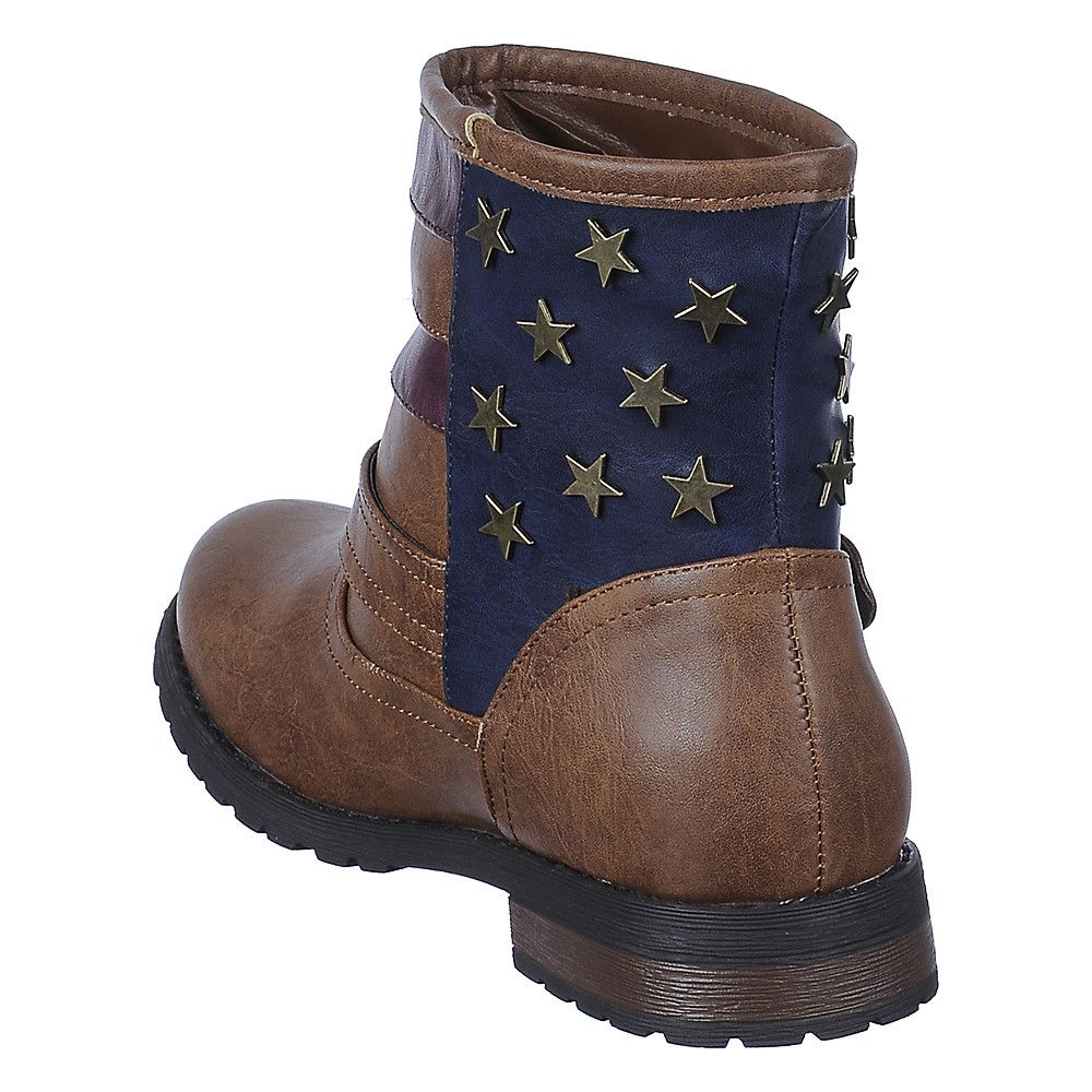 BAMBOO Women's Kacy-16 Low-Heel Ankle Boot JPM KACY-16 - Shiekh