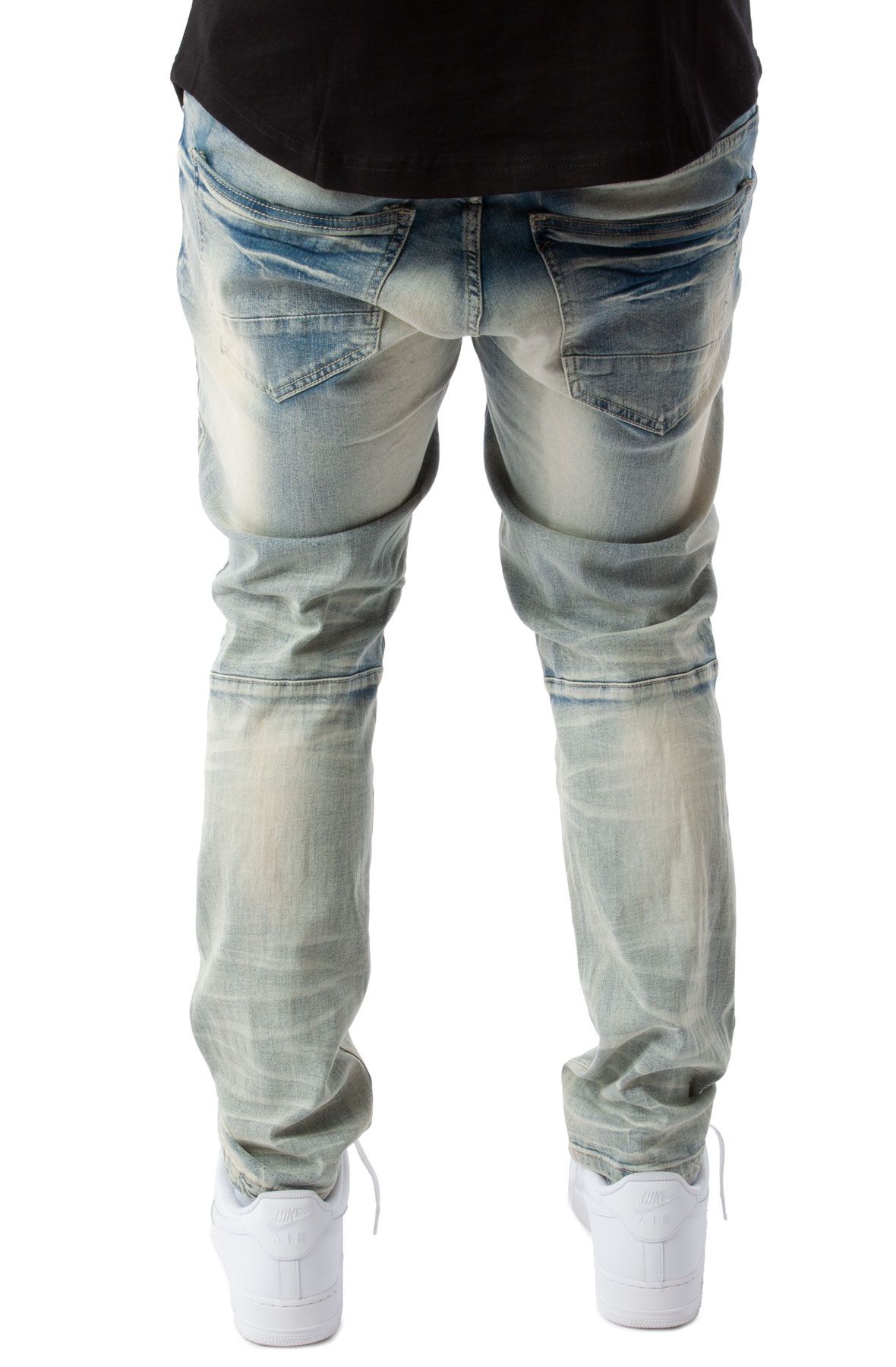 SMOKE RISE Trep Clean Redux Mudd Jeans JP21501-LBMUD - Shiekh