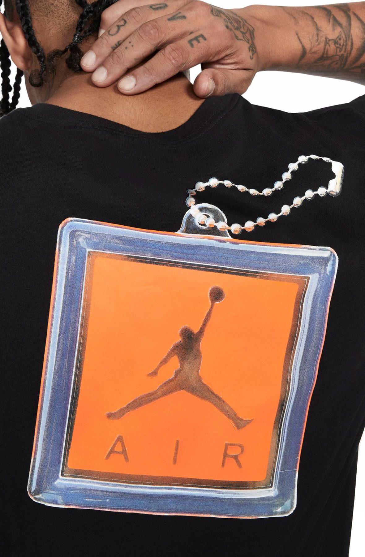 JORDAN Keychain" Short-Sleeve T-Shirt CV5157 010 - Shiekh