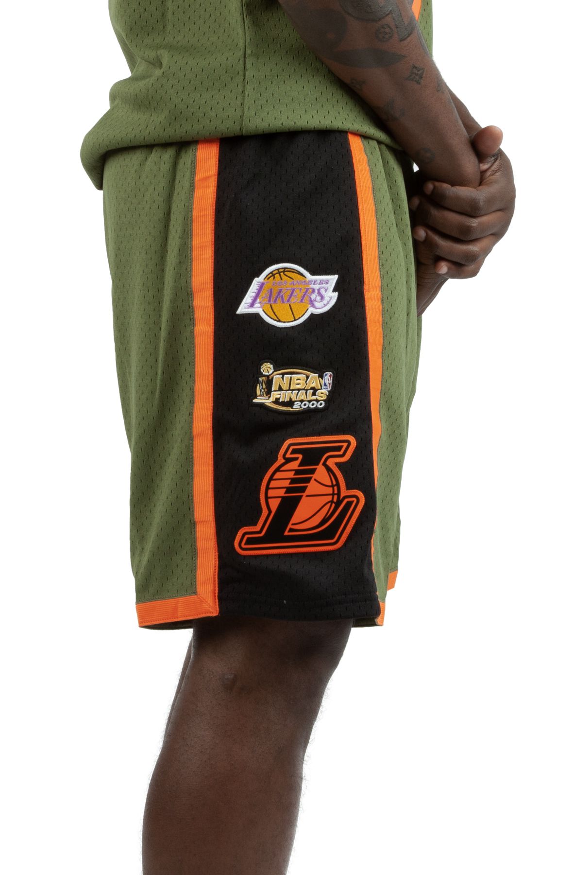 MITCHELL AND NESS NBA Flight Swingman Laker Shorts SMSH4848 ...