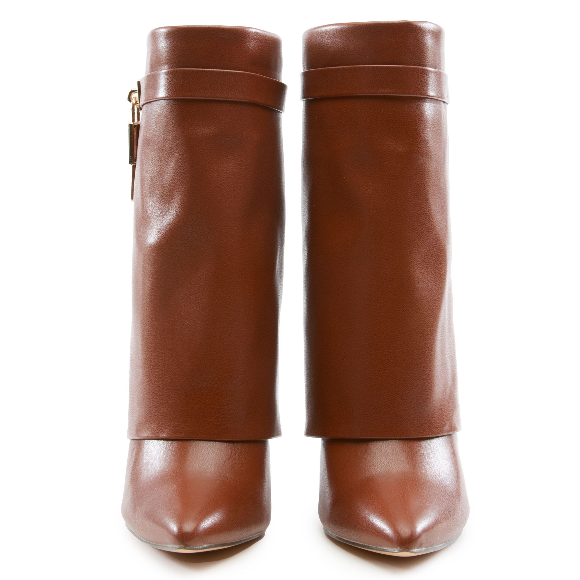 LILIANA Banks-6 Drape Over Heel Boot BANKS-6-COGN - Shiekh