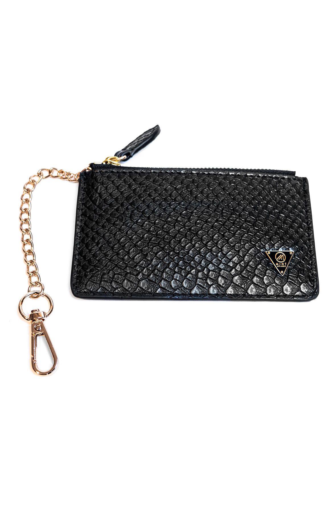 MINT Anaconda Leather Pouch - Black MAPO-AN-BK - Shiekh
