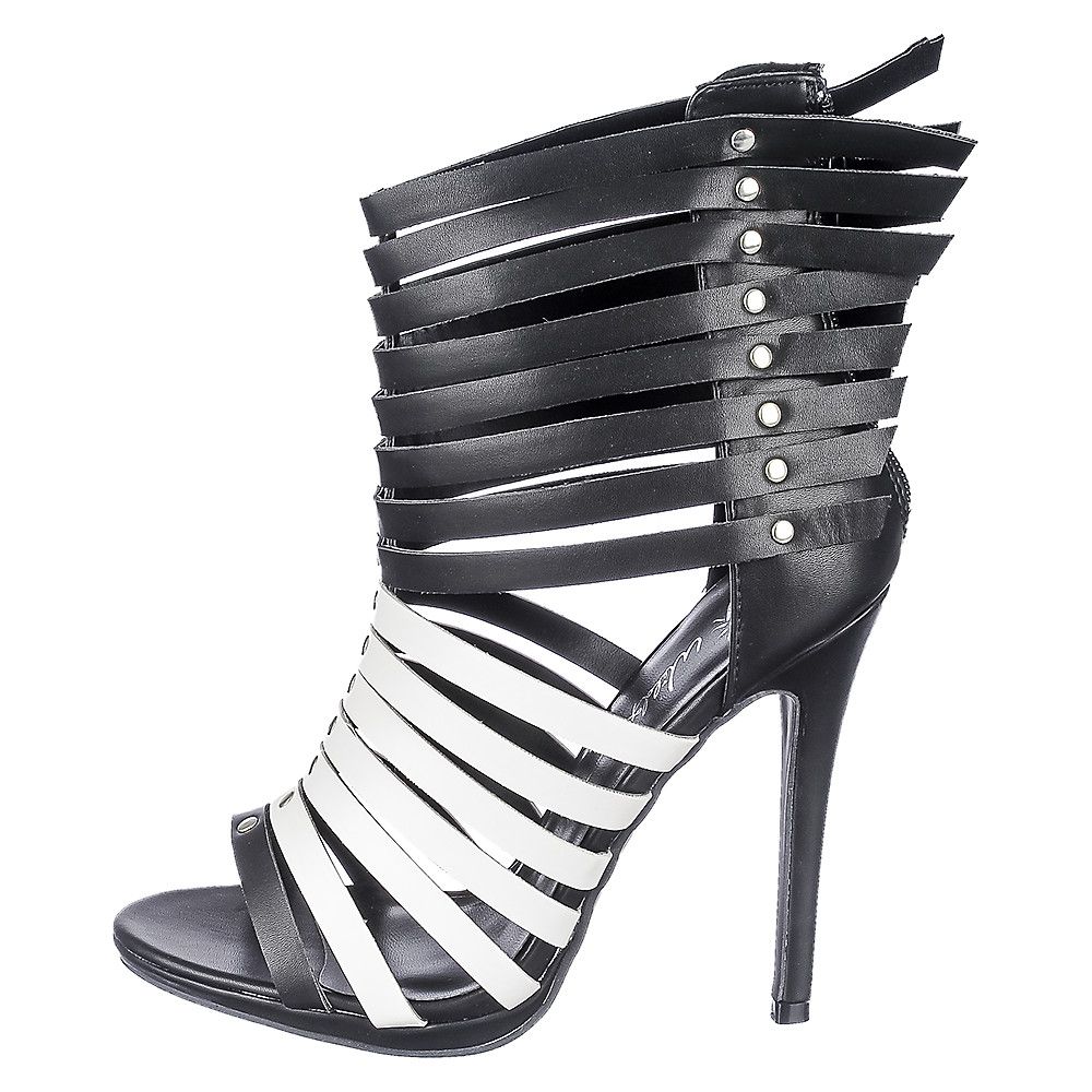 BESTFIT Isabella-04 High Heel ISABELLA04/BLK/WHT - Shiekh