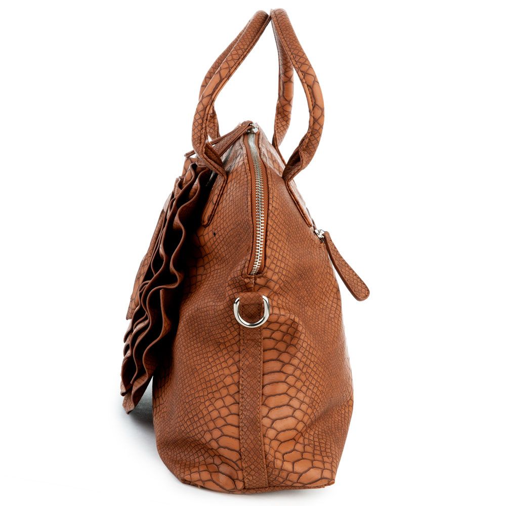 FASH LIMITED Classy Rose Handbag CLASSYROSE/BROWN - Shiekh