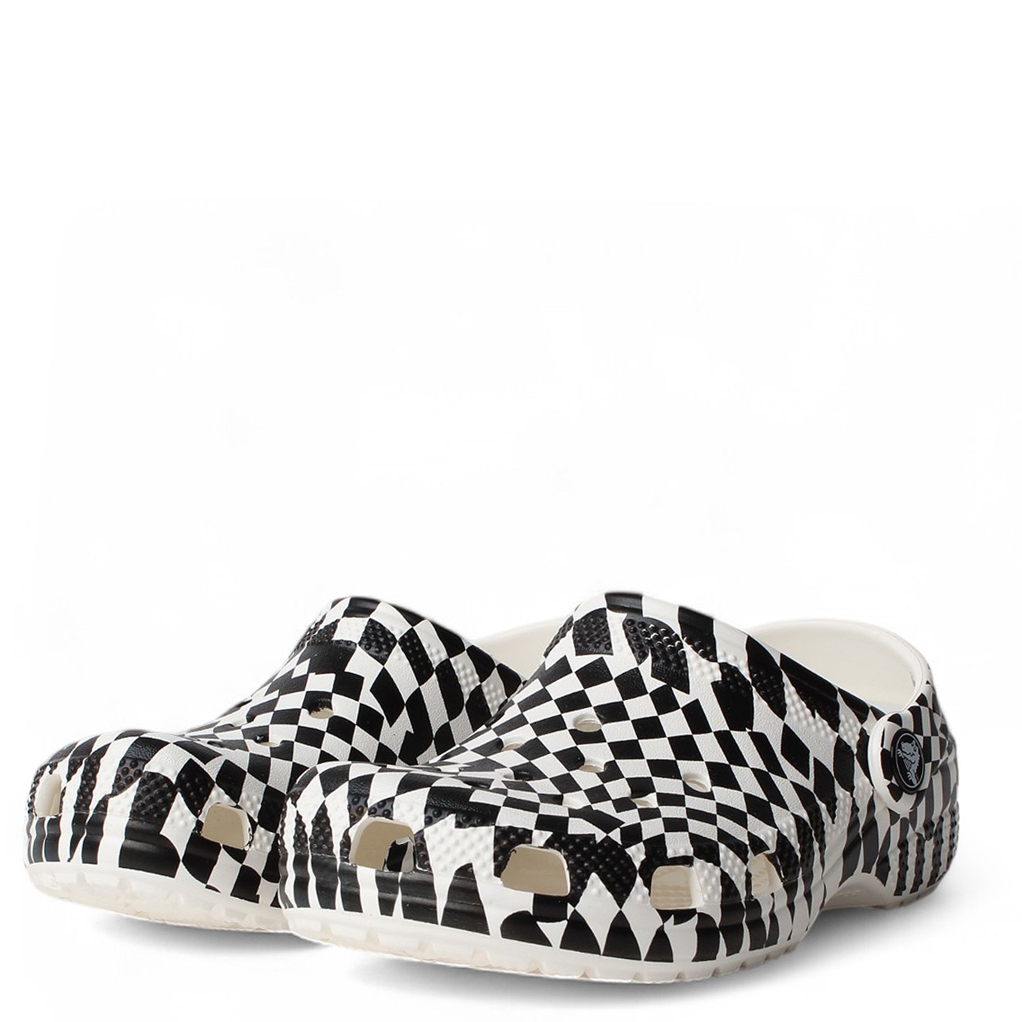 CROCS Classic Warped Checker Clog K 210990-103 - Shiekh