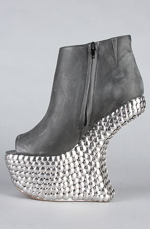 JEFFREY CAMPBELL The Night Tick Shoe in NIGHT-TICK-BLK - Shiekh