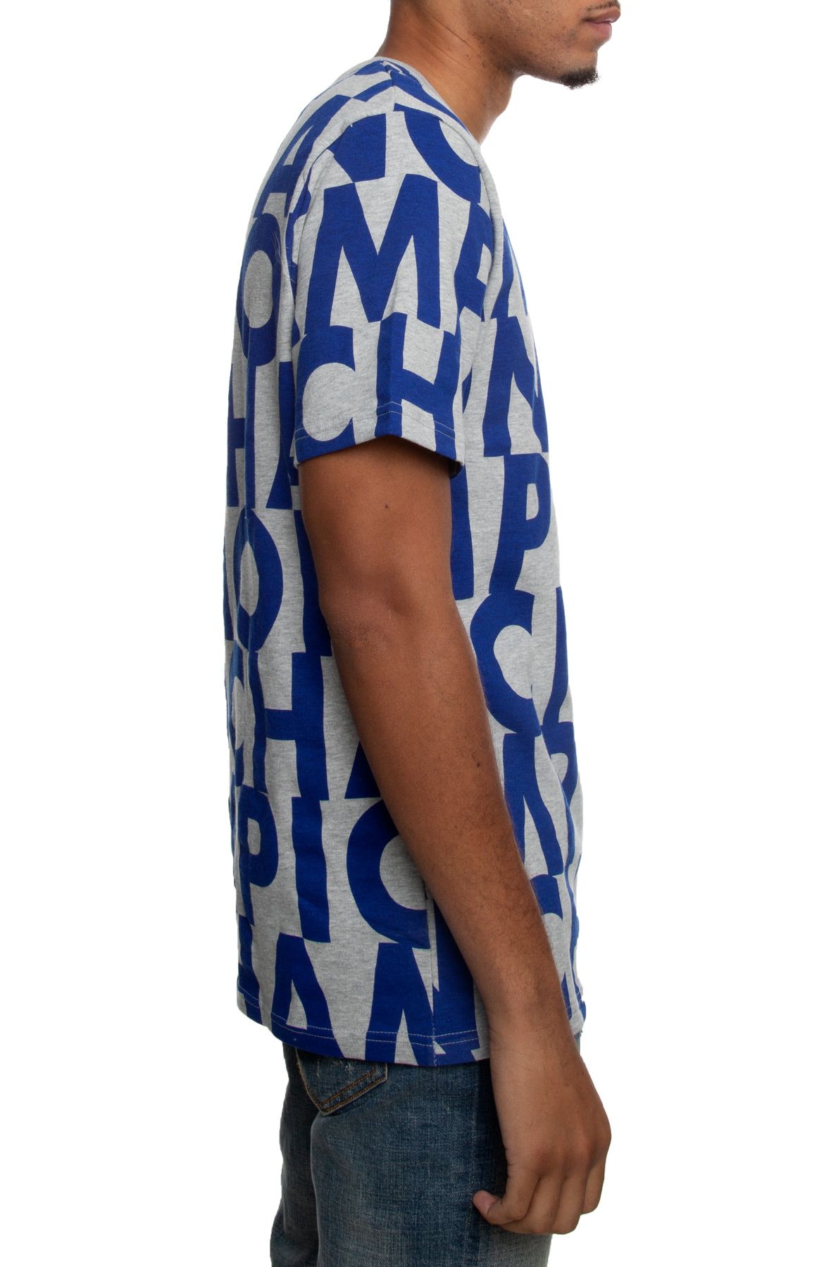 CHAMPION Heritage All-Over Script Short Sleeve Tee T1919S7W+ - Shiekh