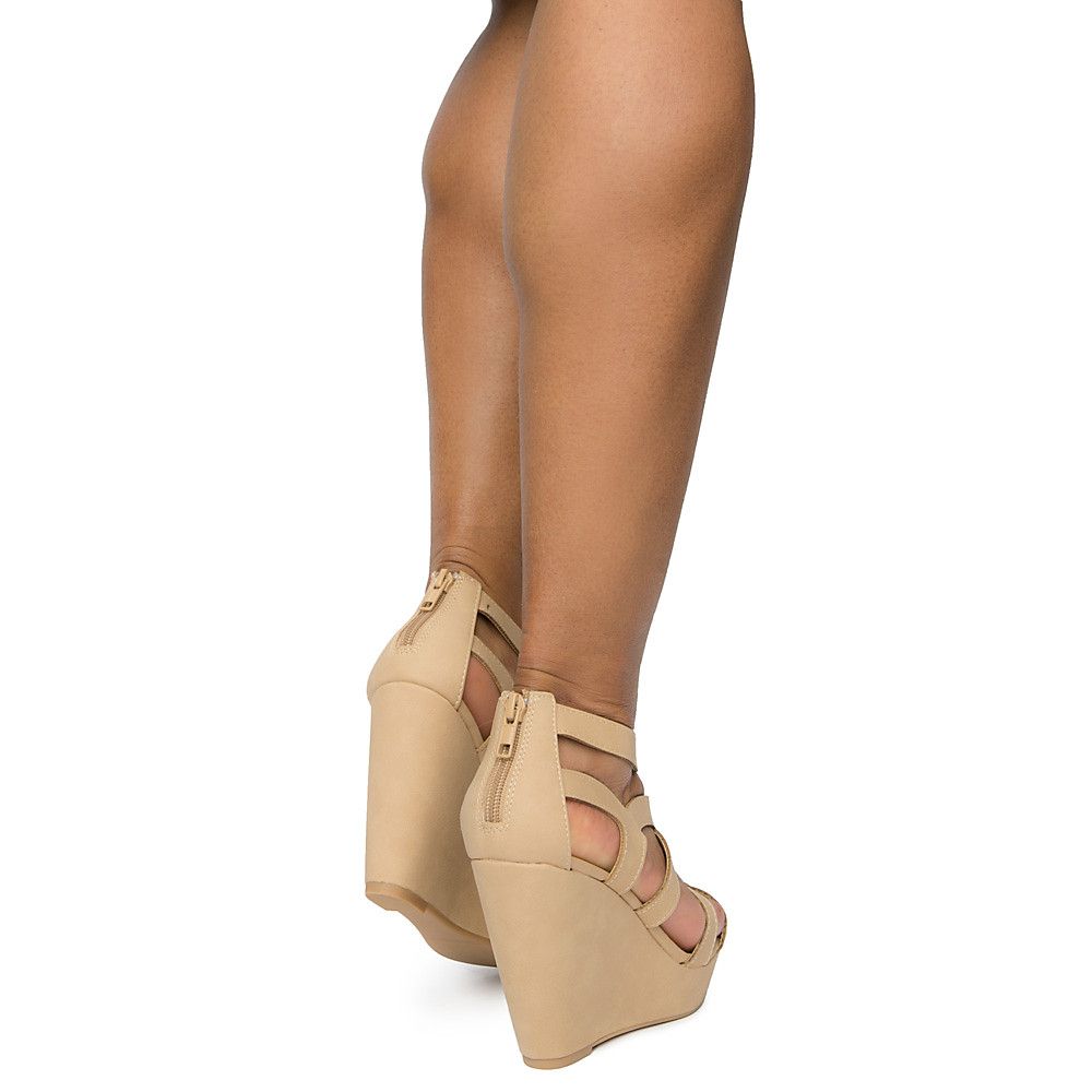DELICIOUS Women's People-S Wedges FD PEOPLE-S/NAT NBPU - Shiekh
