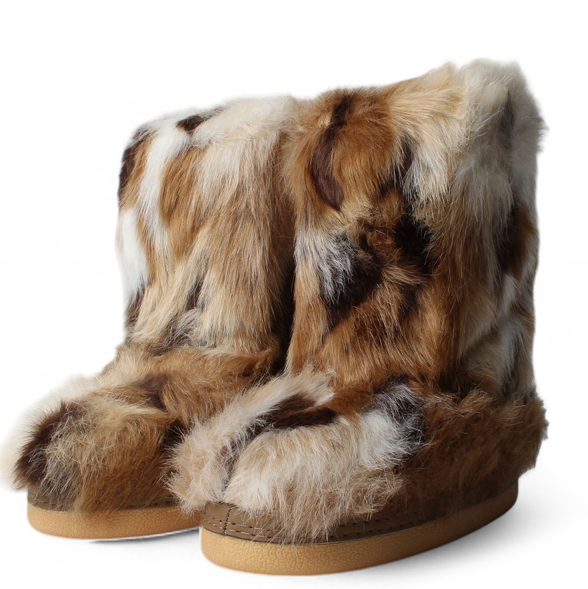 AZALEA WANG Nadianna Cozy Fur Boot NADIANNA-BRN - Shiekh