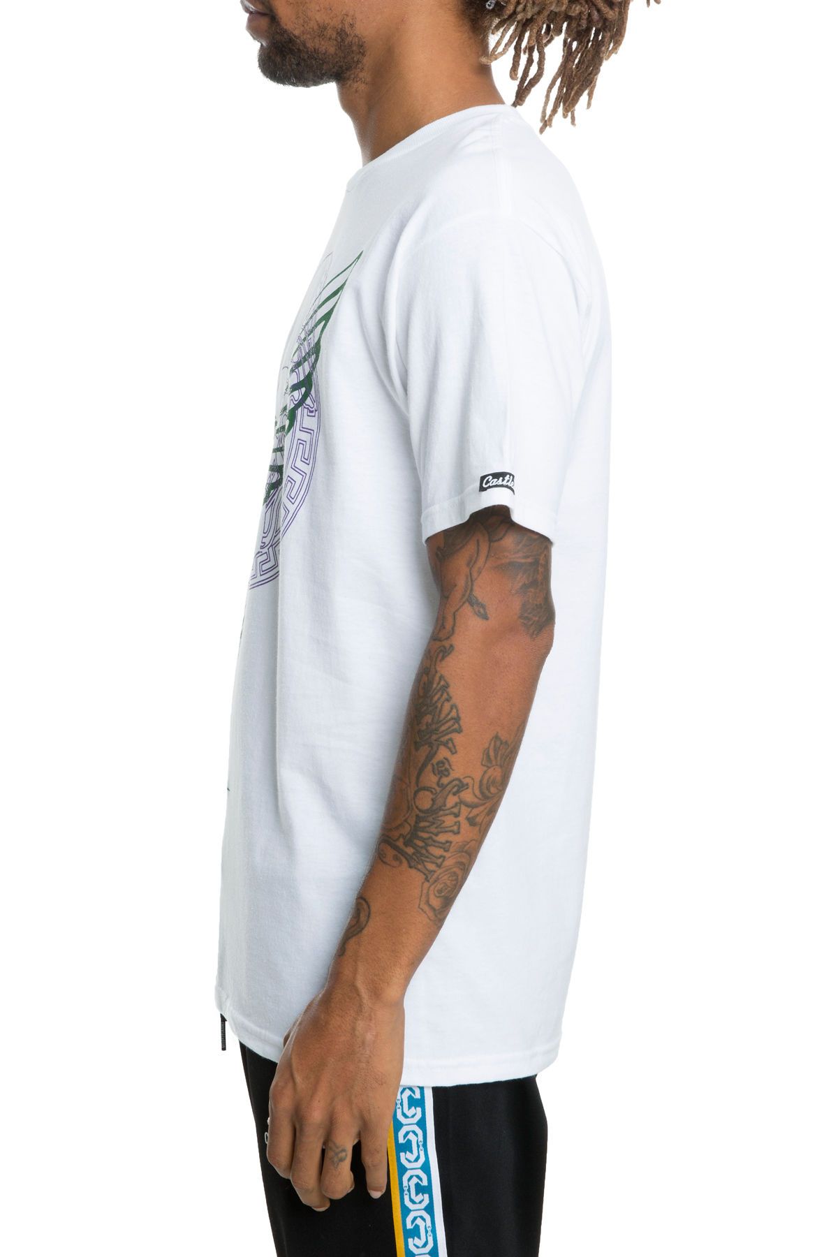 CROOKS & CASTLES The Royal Highness Tee in I1870706-WHT - Shiekh