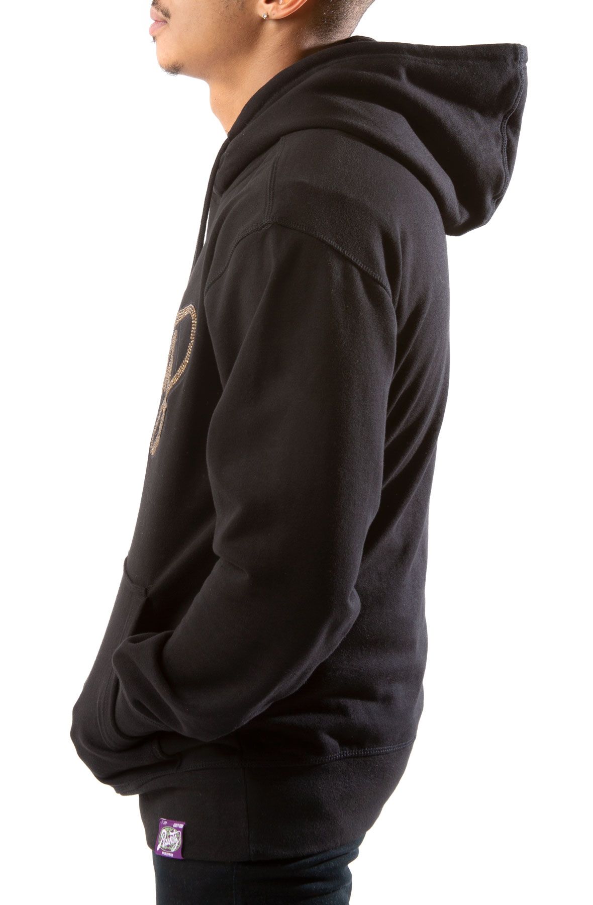 RUNTZ Stone Script Hoodie 321-33708SGOLD - Shiekh