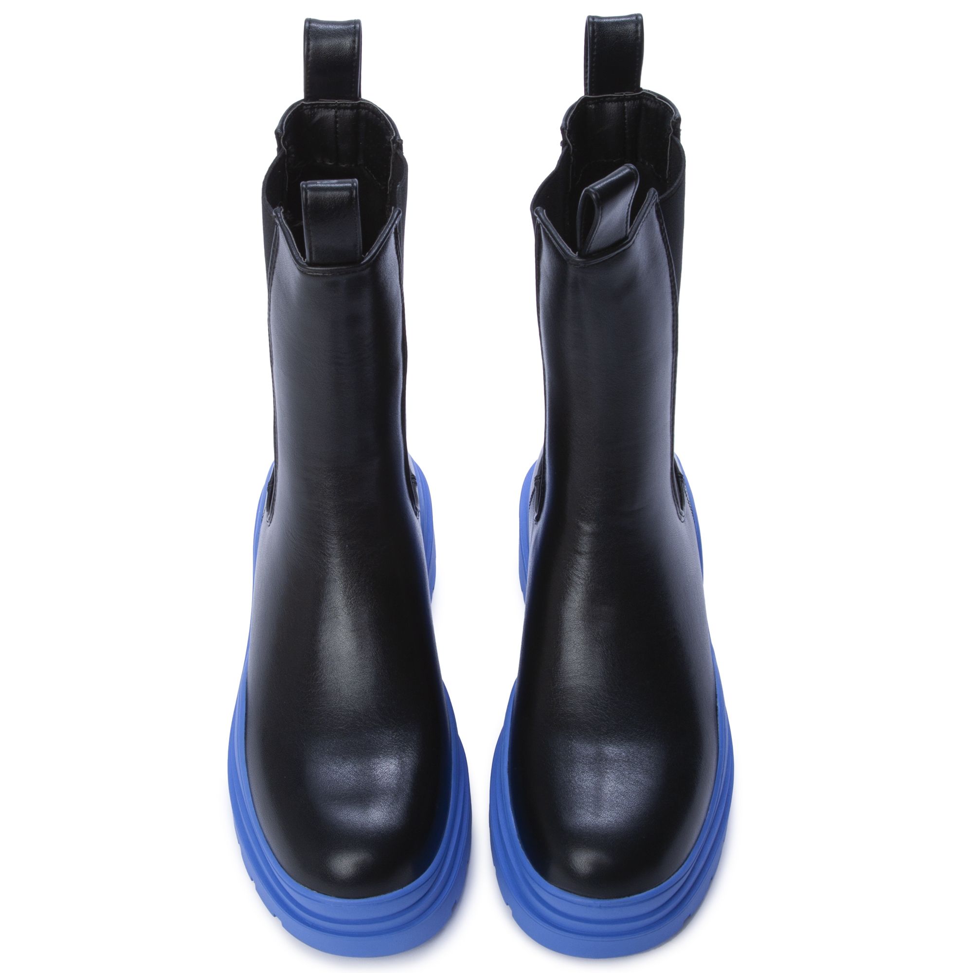 AZALEA WANG Ghosted Chelsea Boots GHOSTED-PERIWINKLE - Shiekh