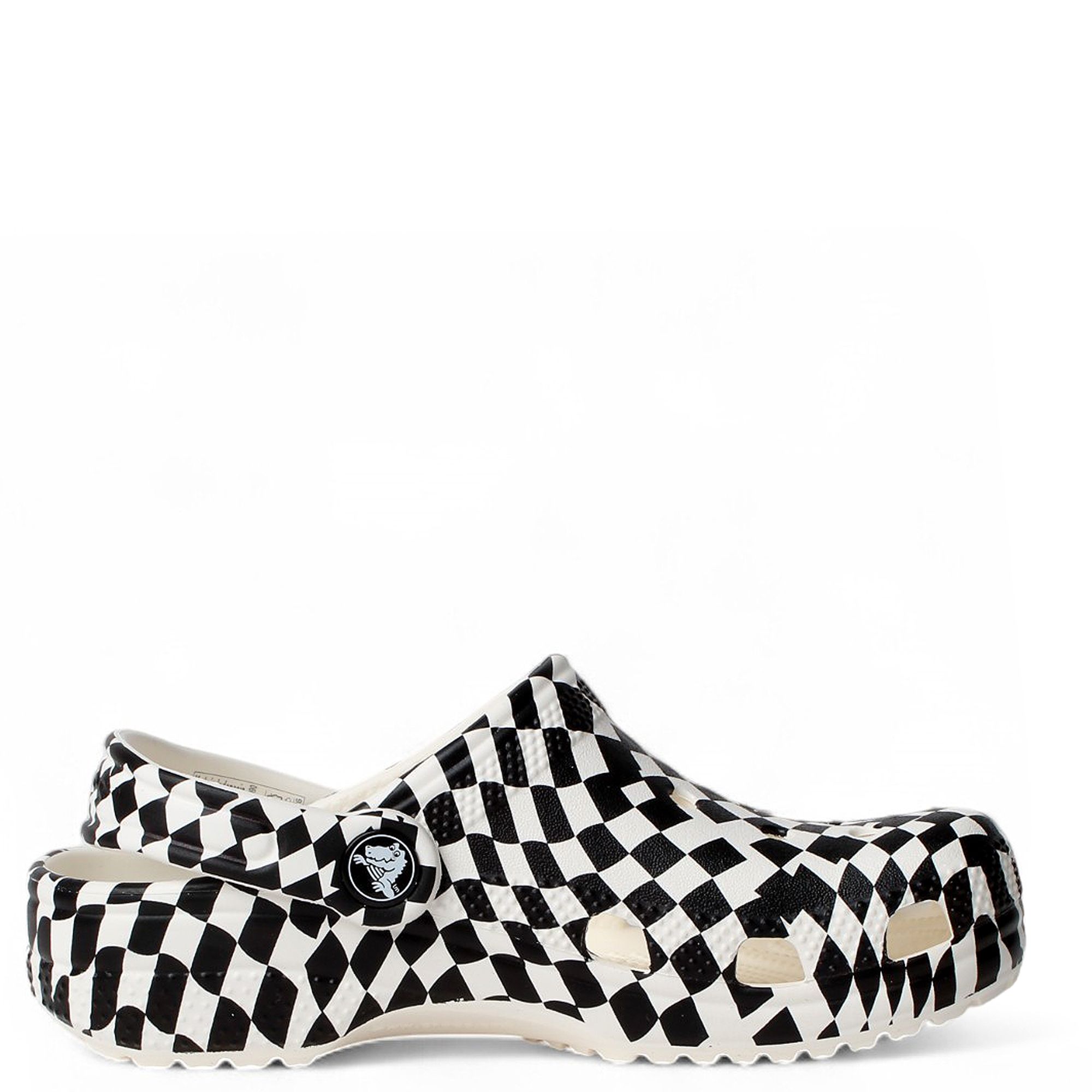 CROCS Classic Warped Checker Clog K 210990-103 - Shiekh