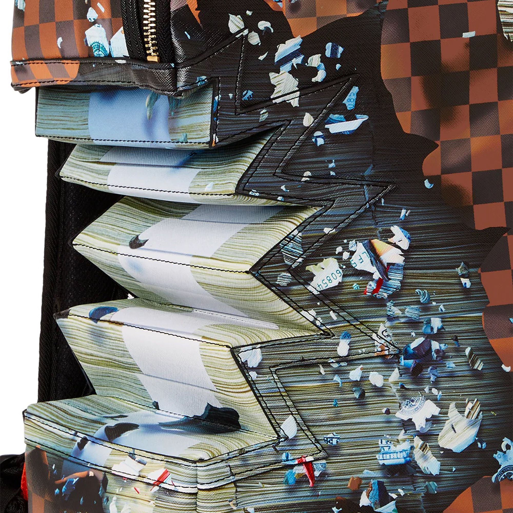 SPRAYGROUND Shark Bite Money Explosion Backpack 910B4544NSZ - Shiekh