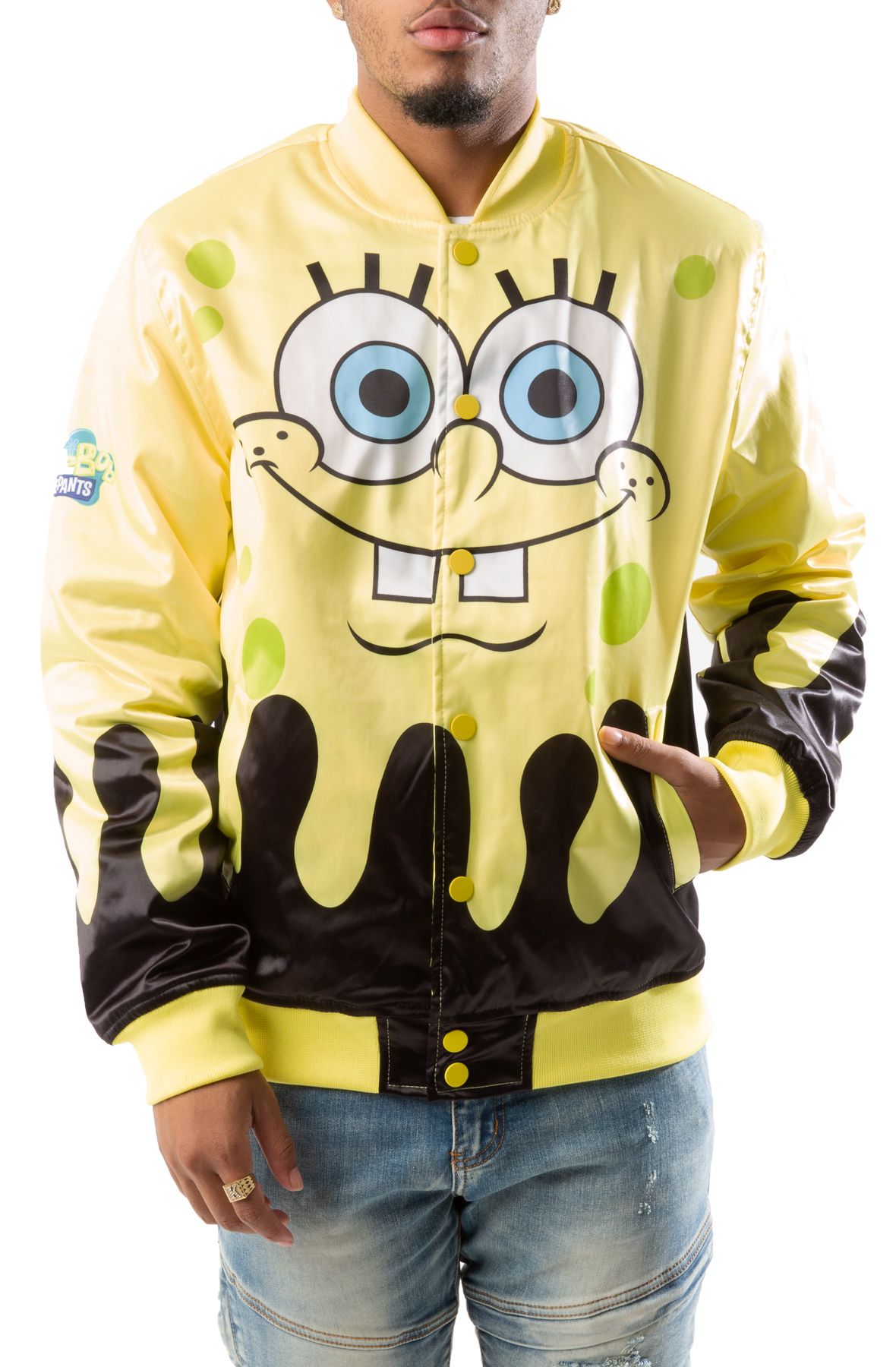 MAXIMA SpongeBob Drip Jacket SB60092SH-YEL - Shiekh