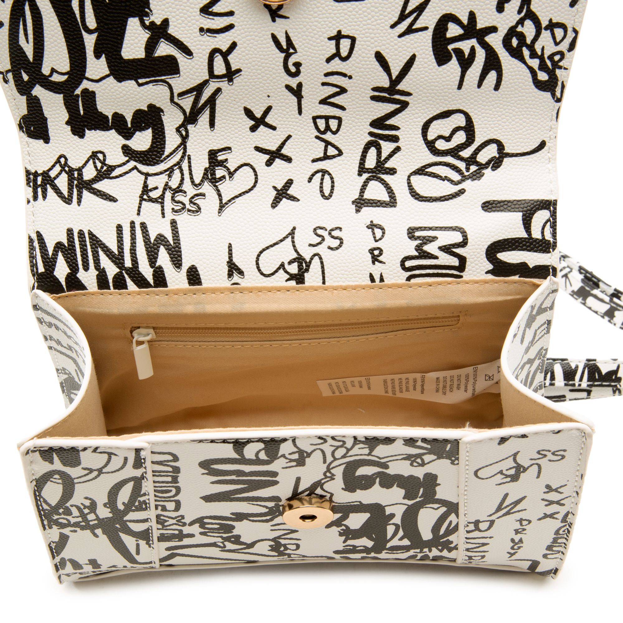LILIANA Small Graffiti Handbag H-BARDOZA-WHGR - Shiekh
