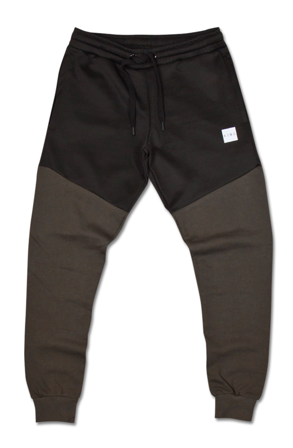 KING LONDON Langdon Tech Tracksuit Pant Black/Fern SS18-LATRBB - Shiekh