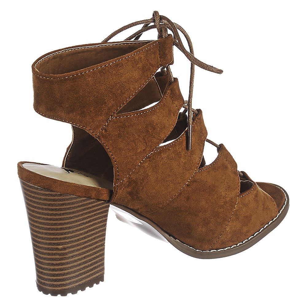 POSH Lace-Up Heel Low Key LOW KEY/KHAKI - Shiekh