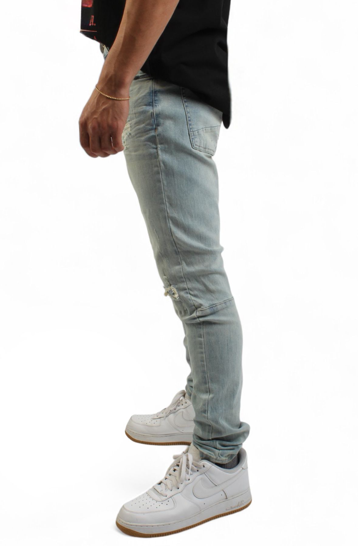 SMOKE RISE Lock Off Jeans JP24101SK-ELM - Shiekh